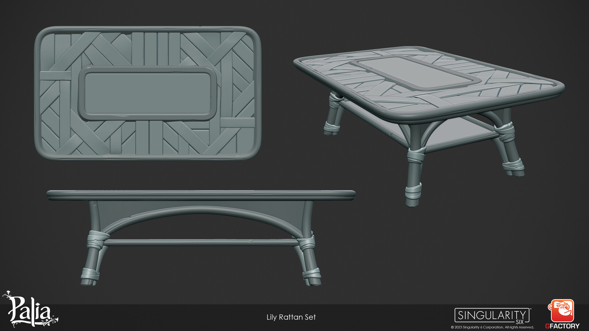 GFactory - Furniture - Lily Rattan Set