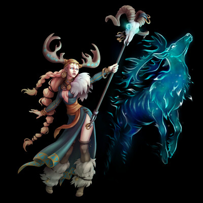 drow necromancer art