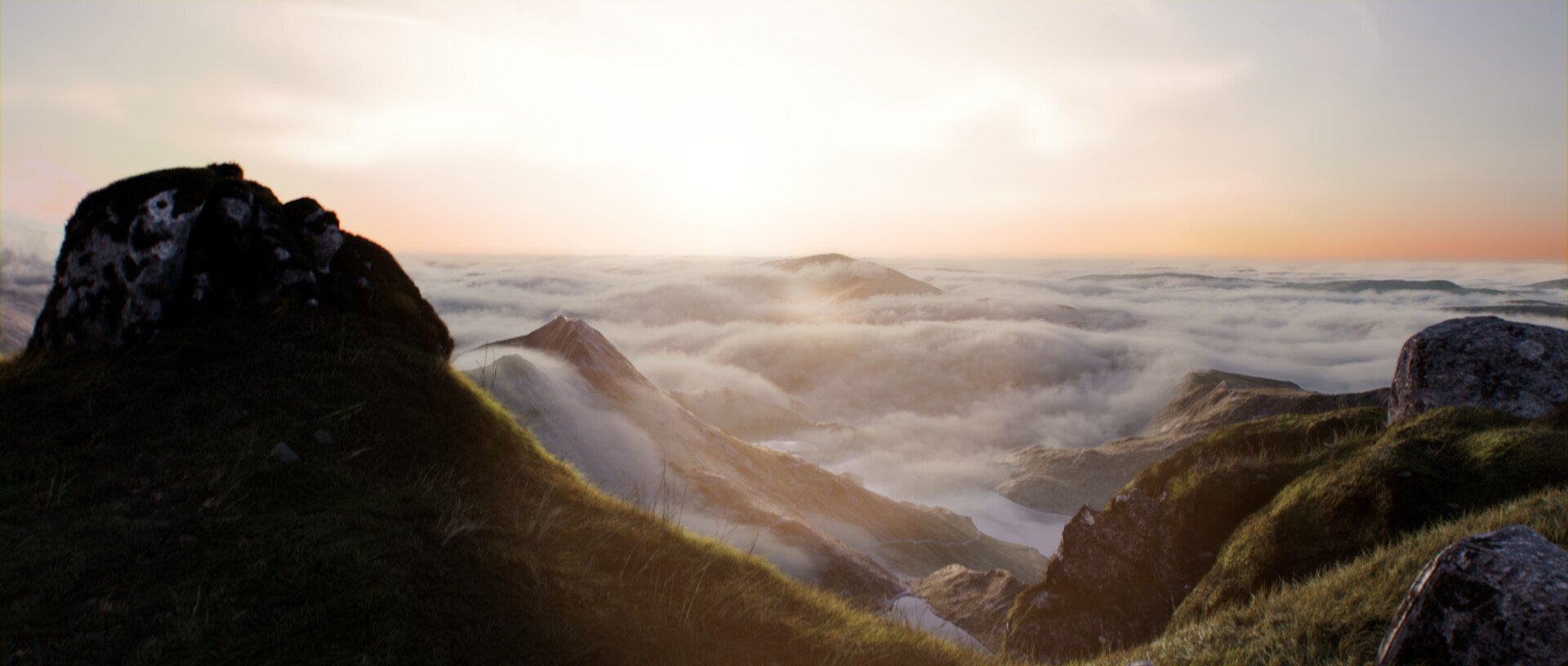 ArtStation - Eryri Cloud Inversion- CG Environment