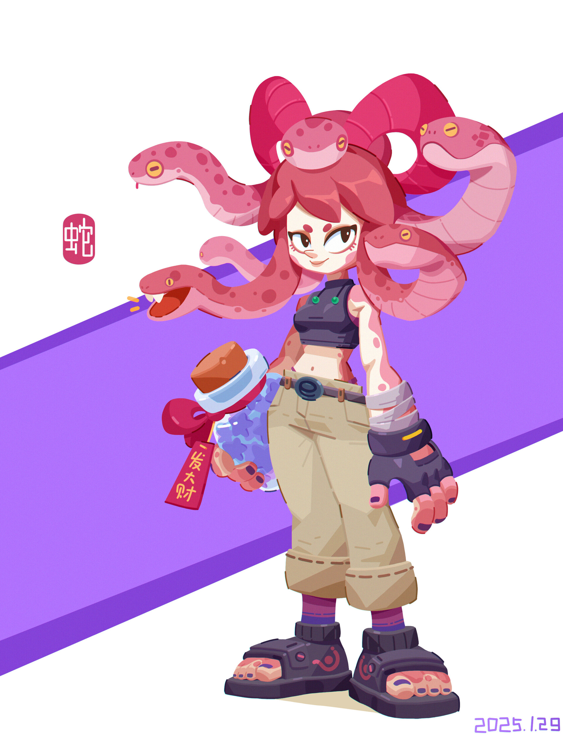 ArtStation - Happy Year of the snake