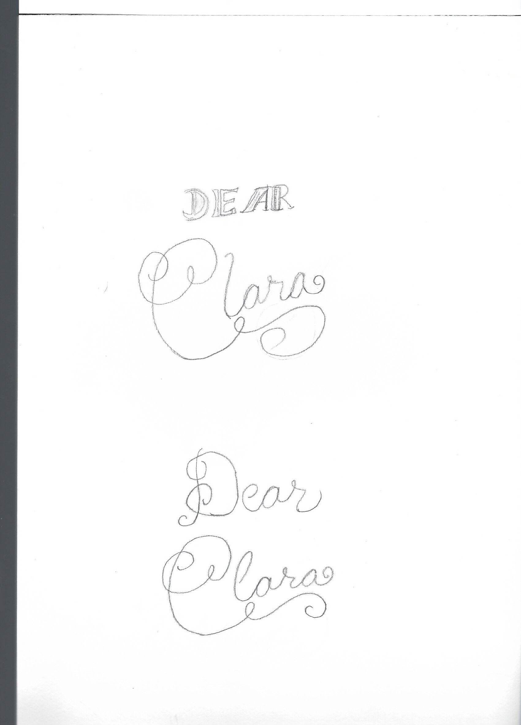 Kaitlin Burge - Dear Clara Cover Test