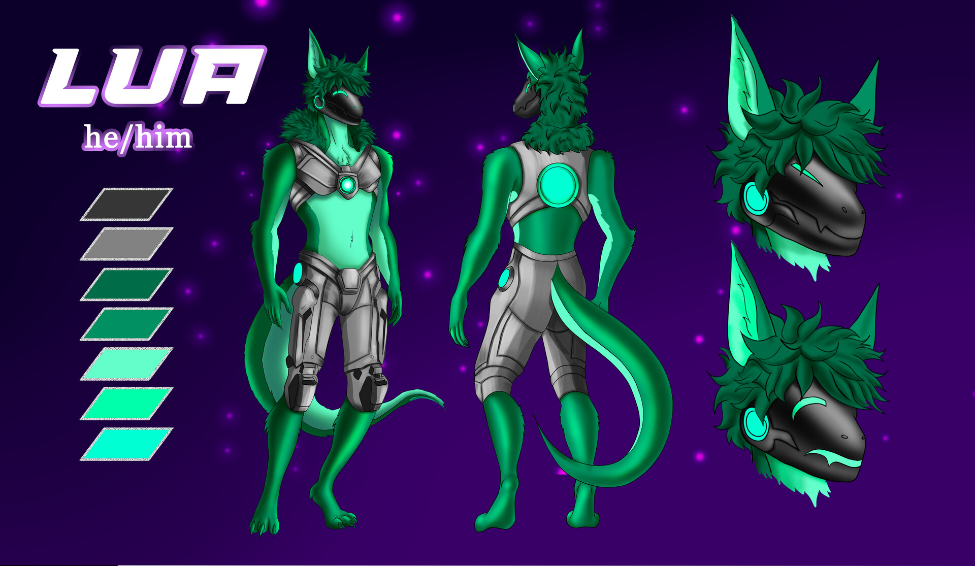 ArtStation - Reference Sheet of Lua :3