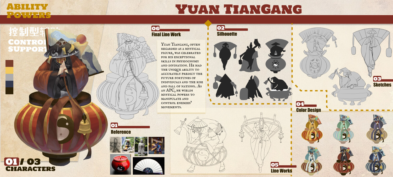 ArtStation - Taoist Odyssey: Echoes of the Tang - Characters