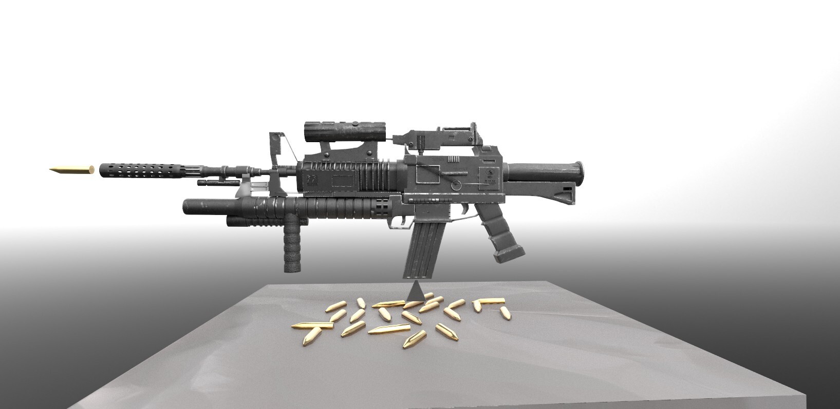 ArtStation - Gun M 16