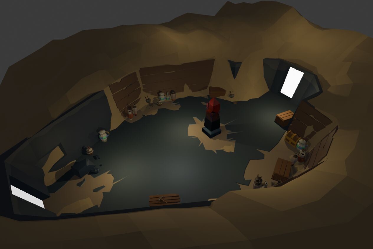 Alice Rydevik - 'OSRS' Fan Art - 'Tombs of Amascut' Alternate Entrance