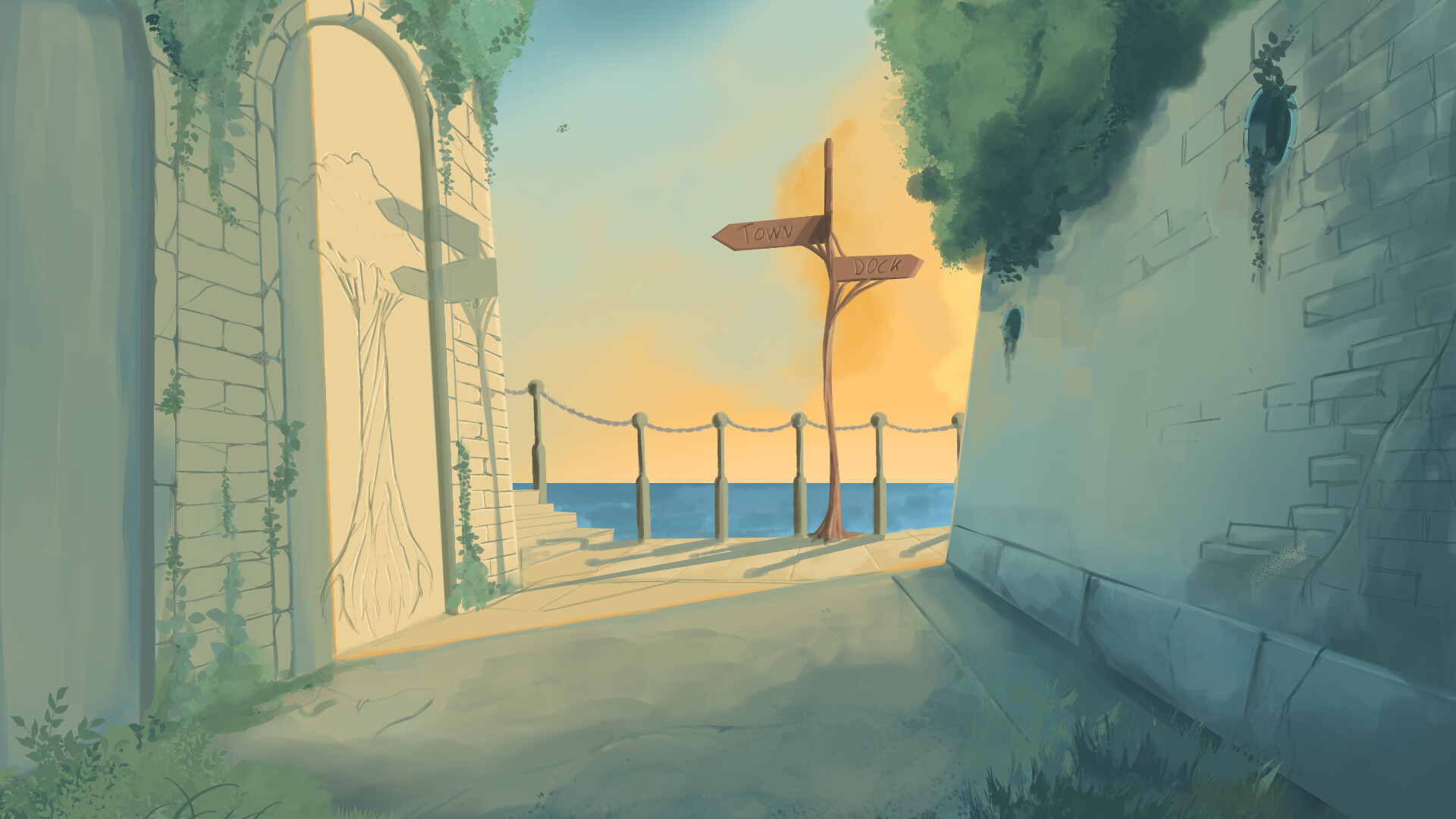 ArtStation - sign post