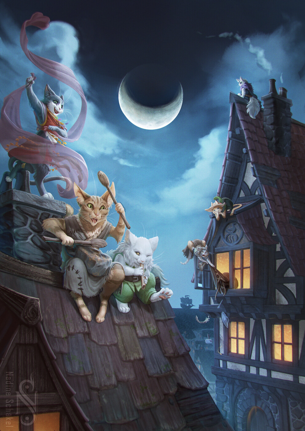 ArtStation - Rooftop Party