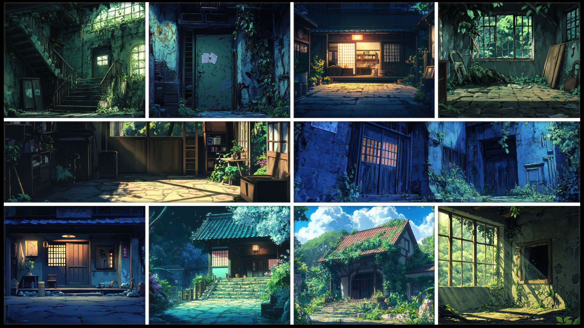 Ferial Concept - 🔹230 Hideout - Anime Concept Reference Image Pack v ...