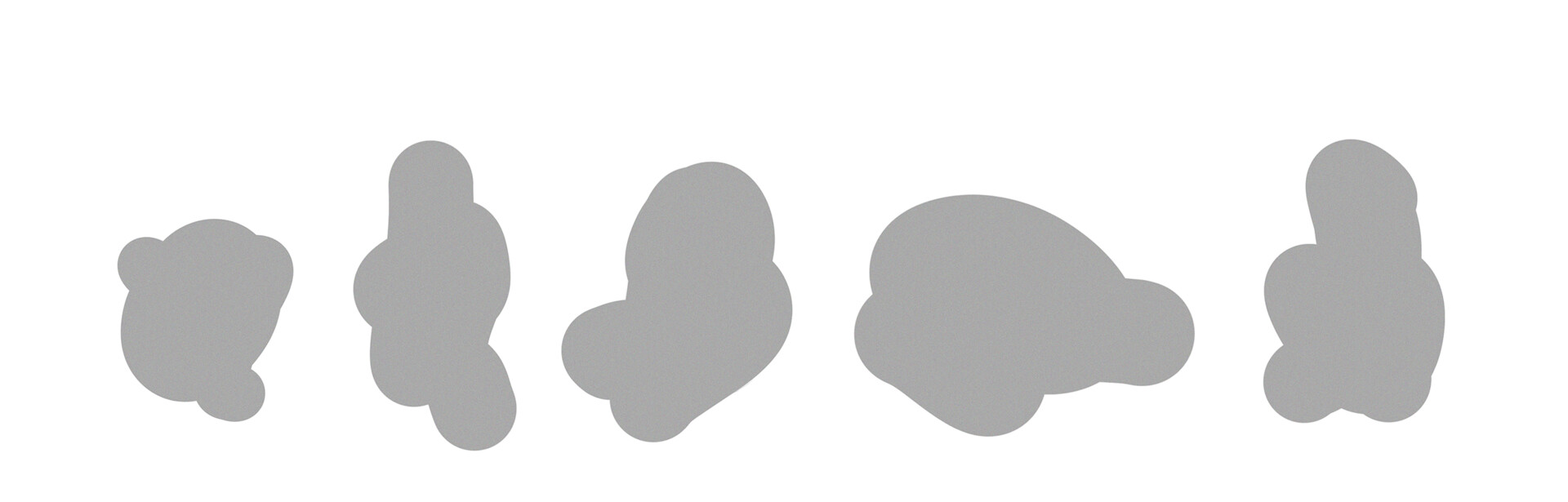 Aleksandr Pushai - Bikers from random shapes