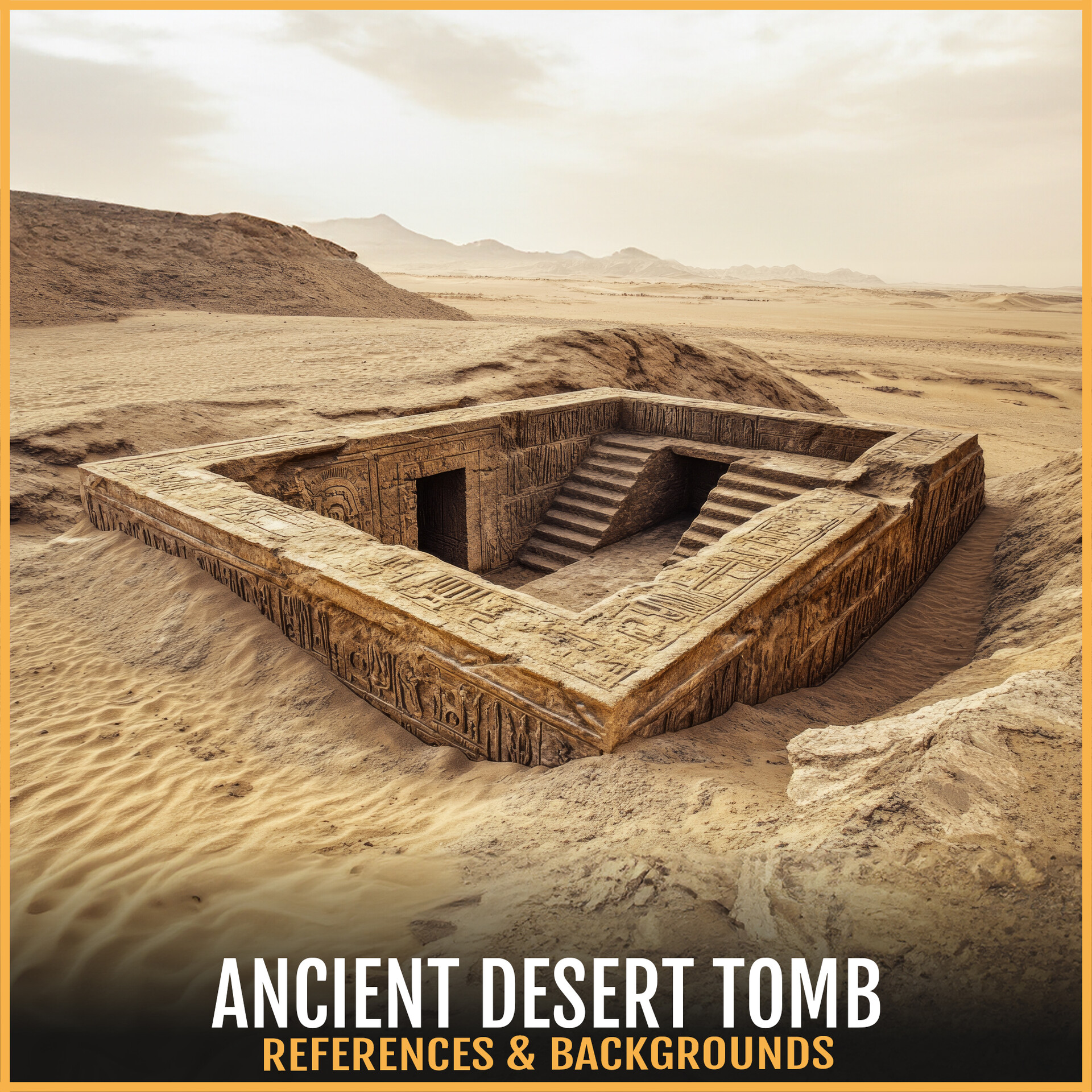 ArtStation - 505 Ancient Desert Tomb