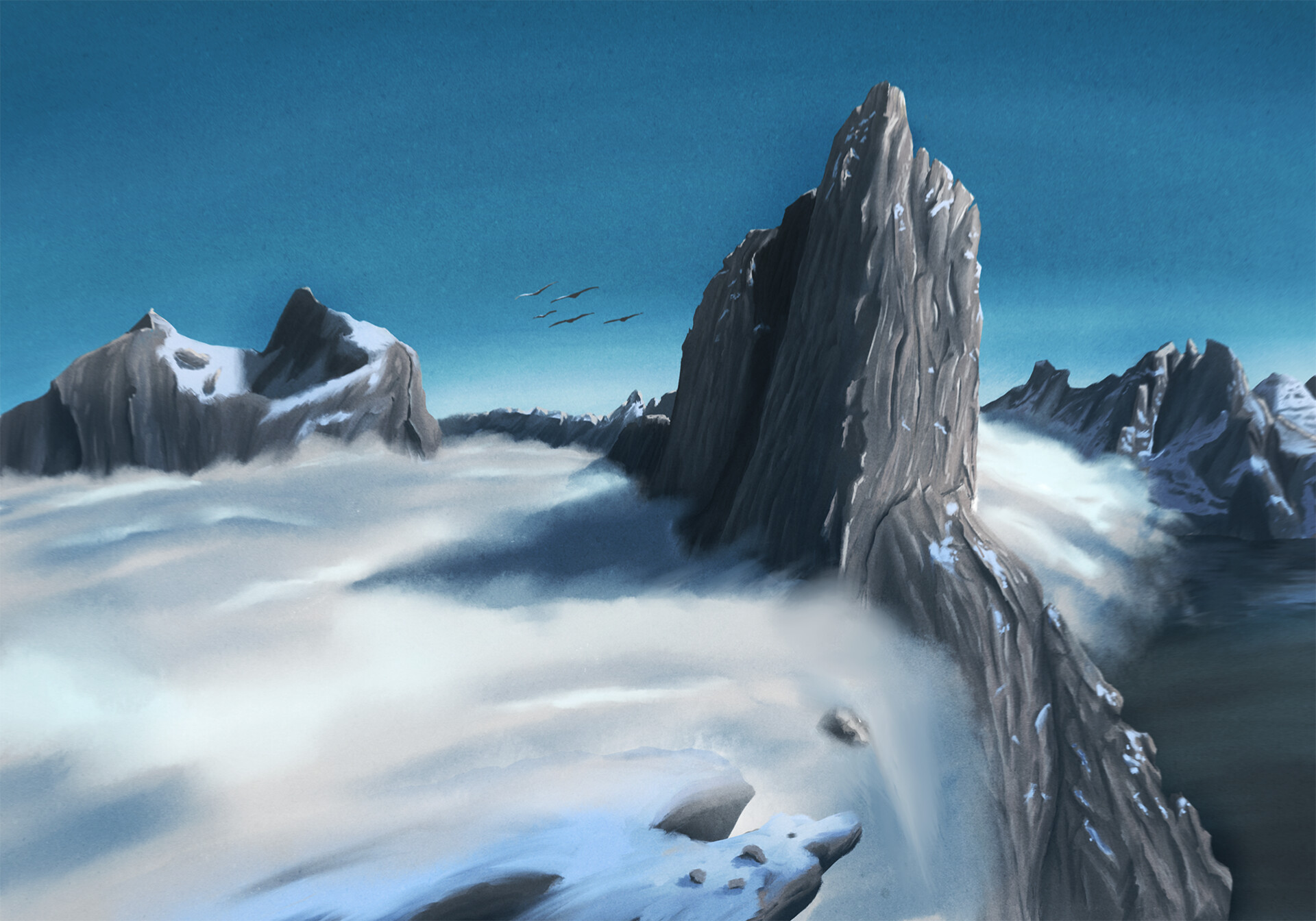 ArtStation - Ocean sky