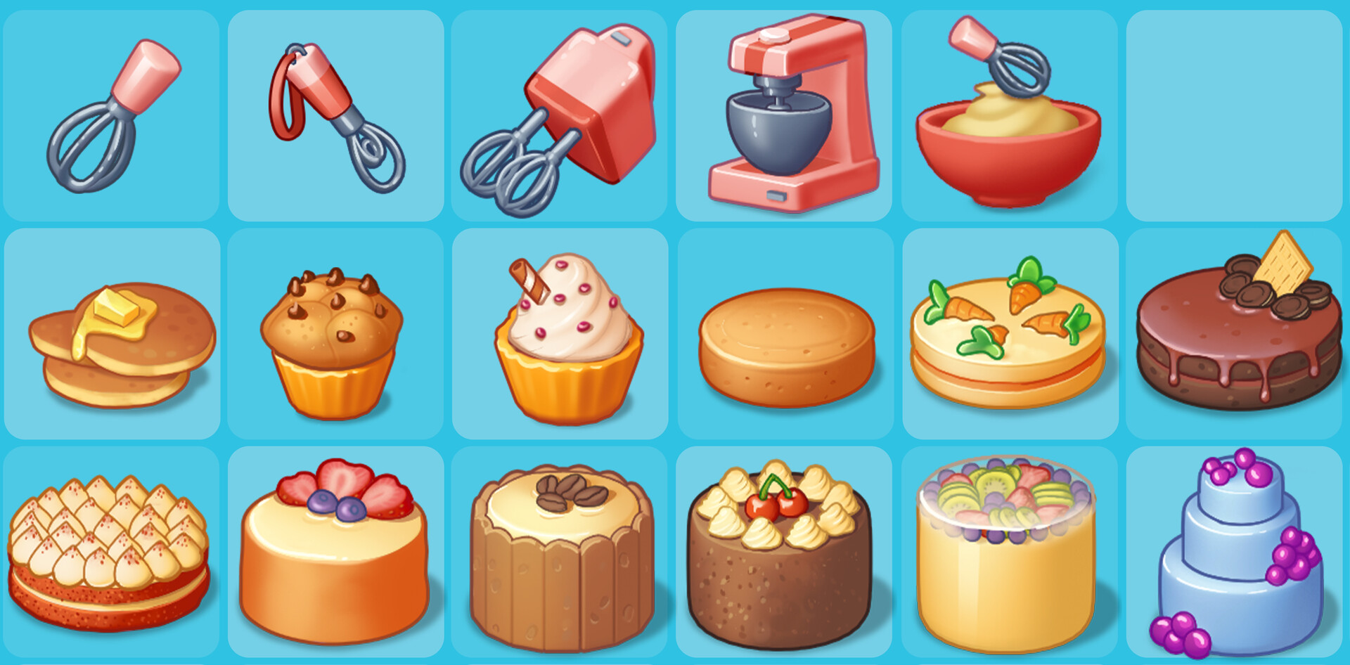 ArtStation - Bakery Game Icons 🍰