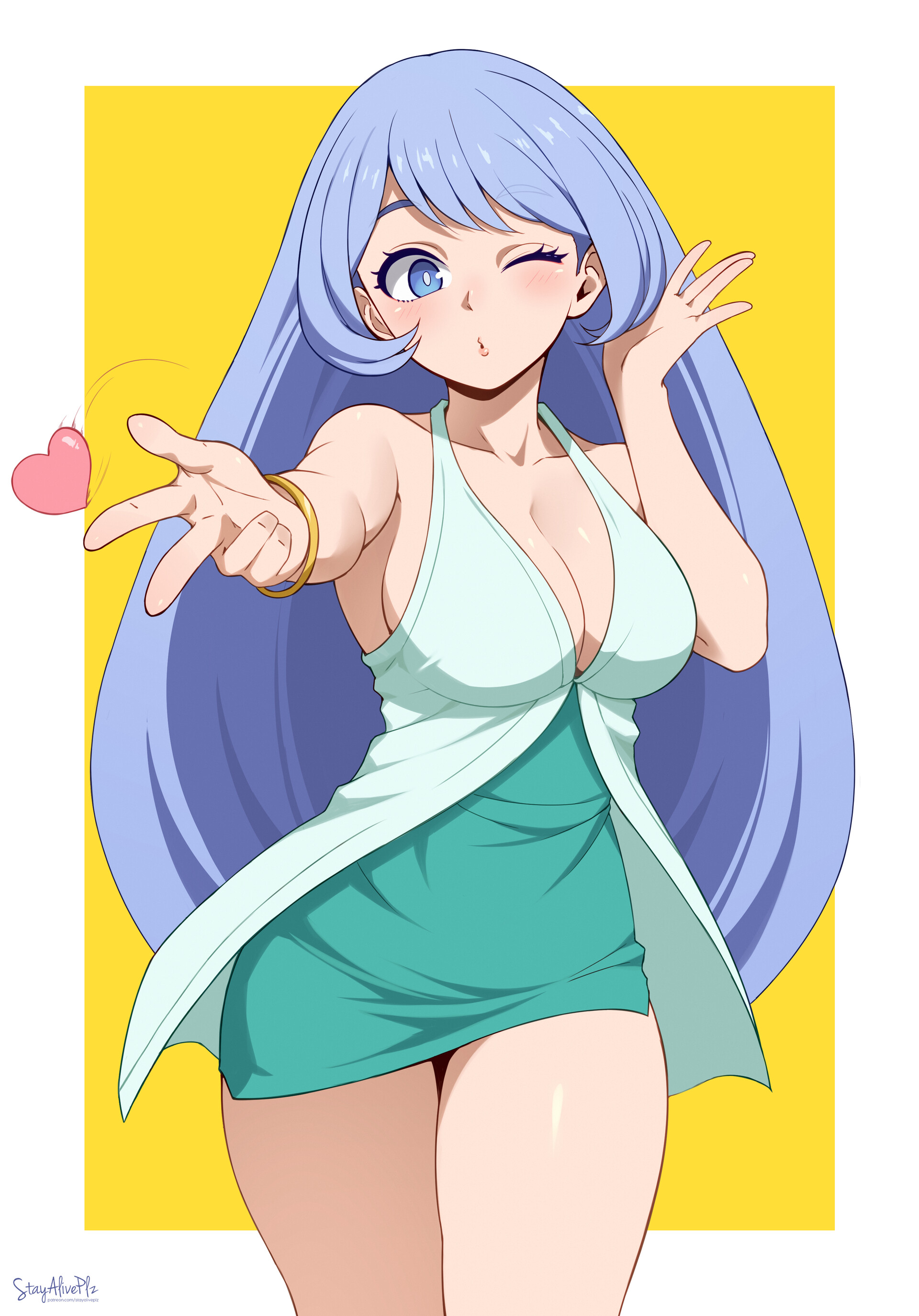ArtStation - Nejire Hado (My Hero Academia) fanart commission