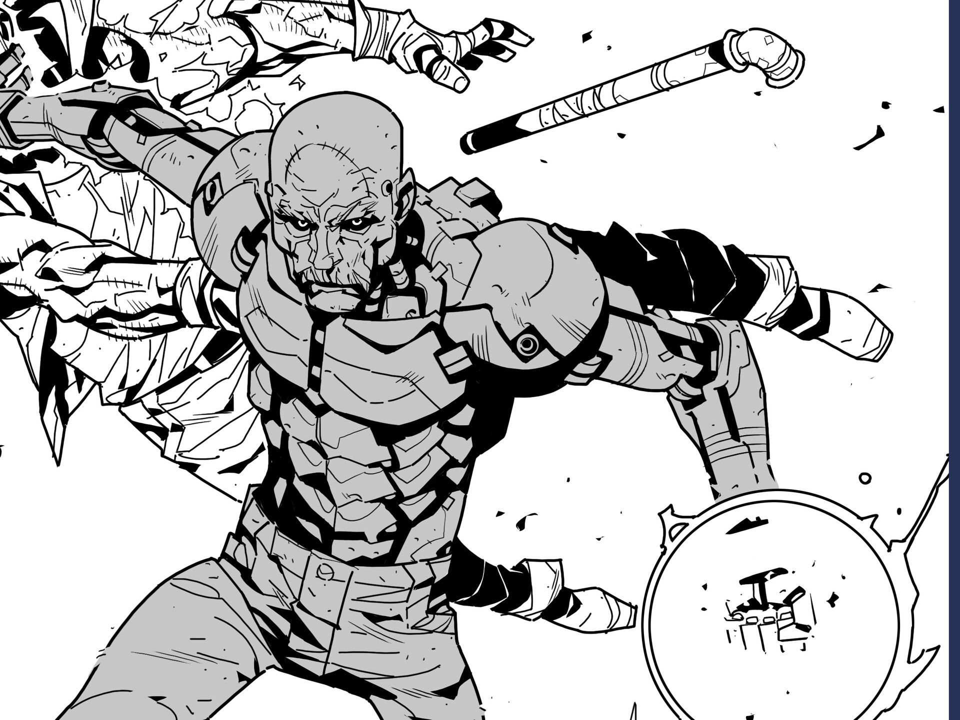 ArtStation - Doctor ZAN from Street of Rage 3 (sega)