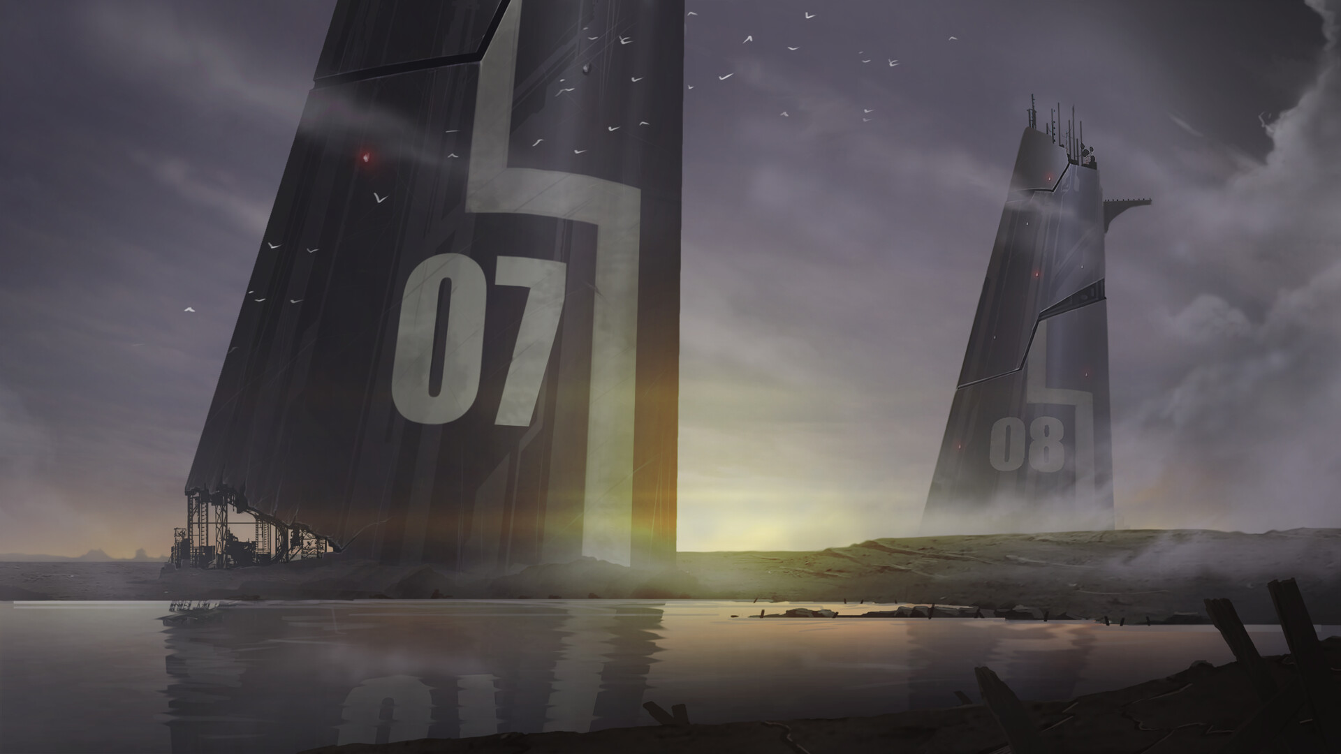 ArtStation - Towers in the desert