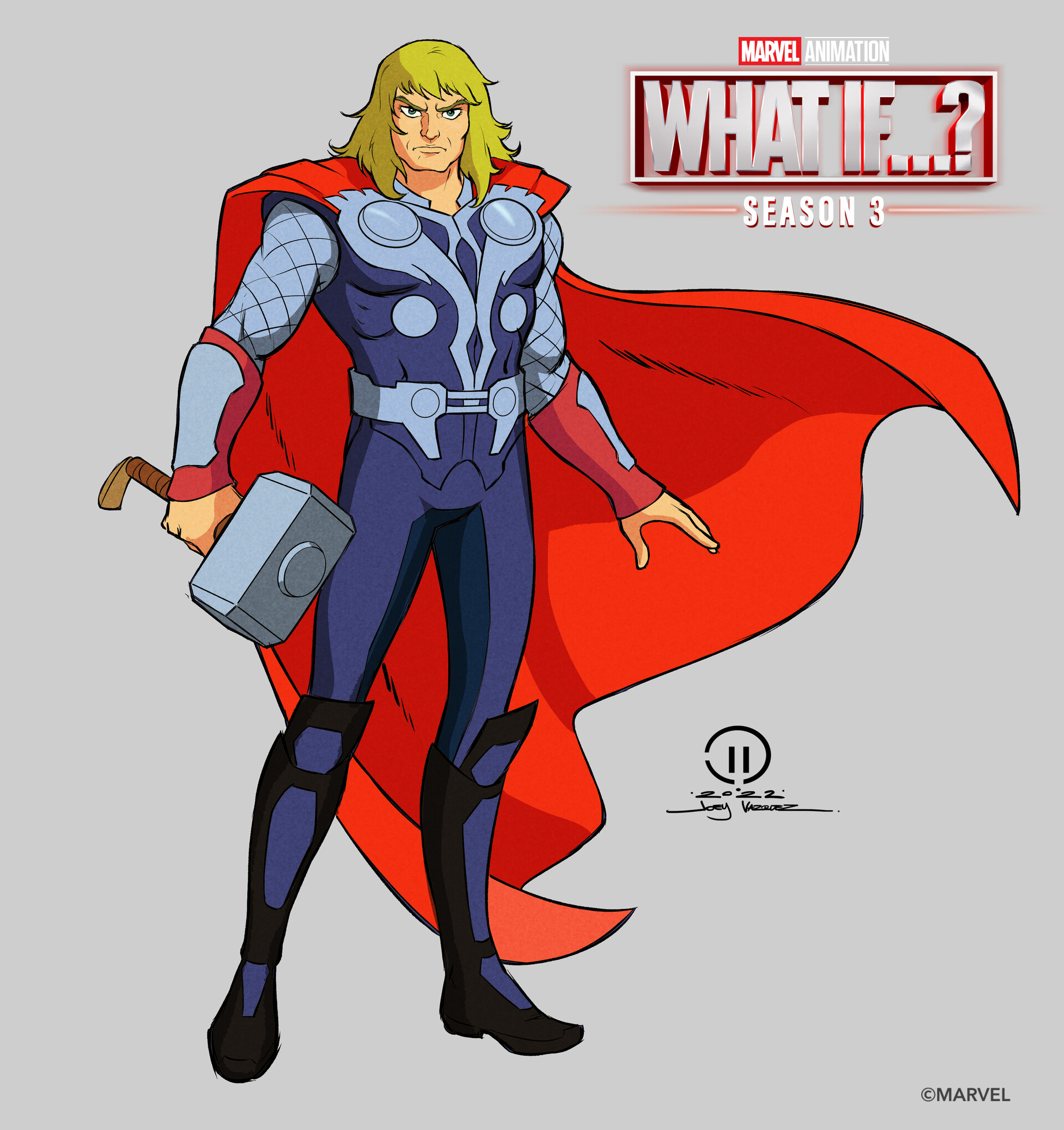 ArtStation - 80s Anime Style Thor What if season 3