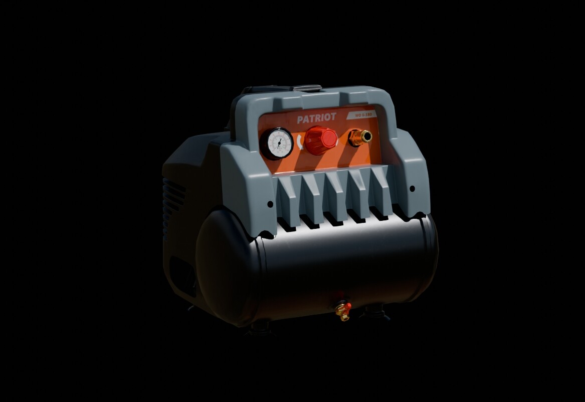 ArtStation - WO 6-180 Compressor