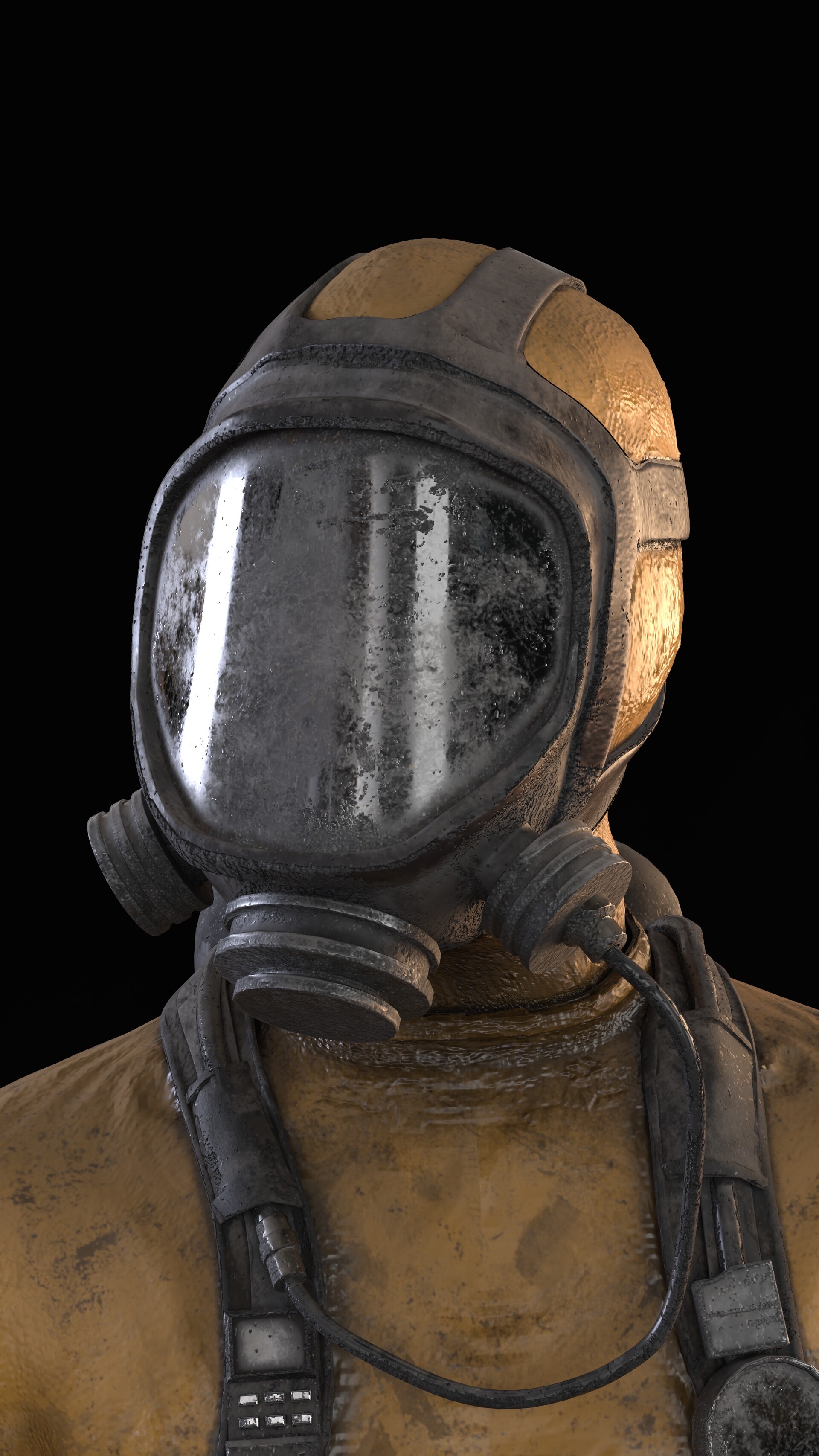 ArtStation - Soldier in hazmat suit