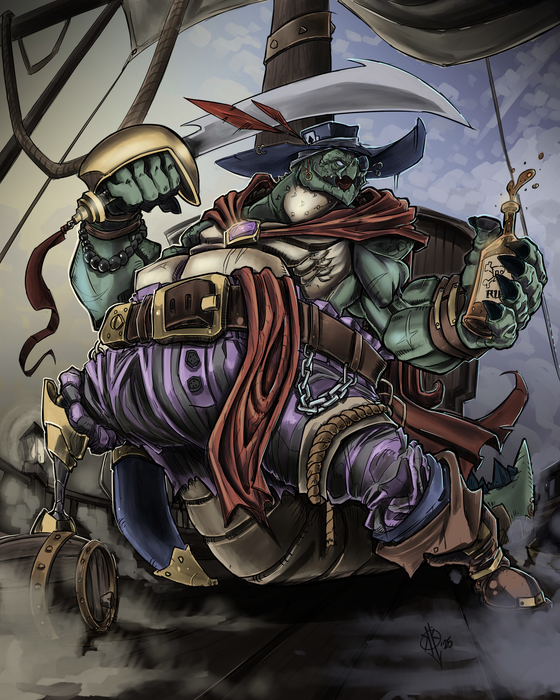 ArtStation - The Dreaded Baron Von Snapmare!