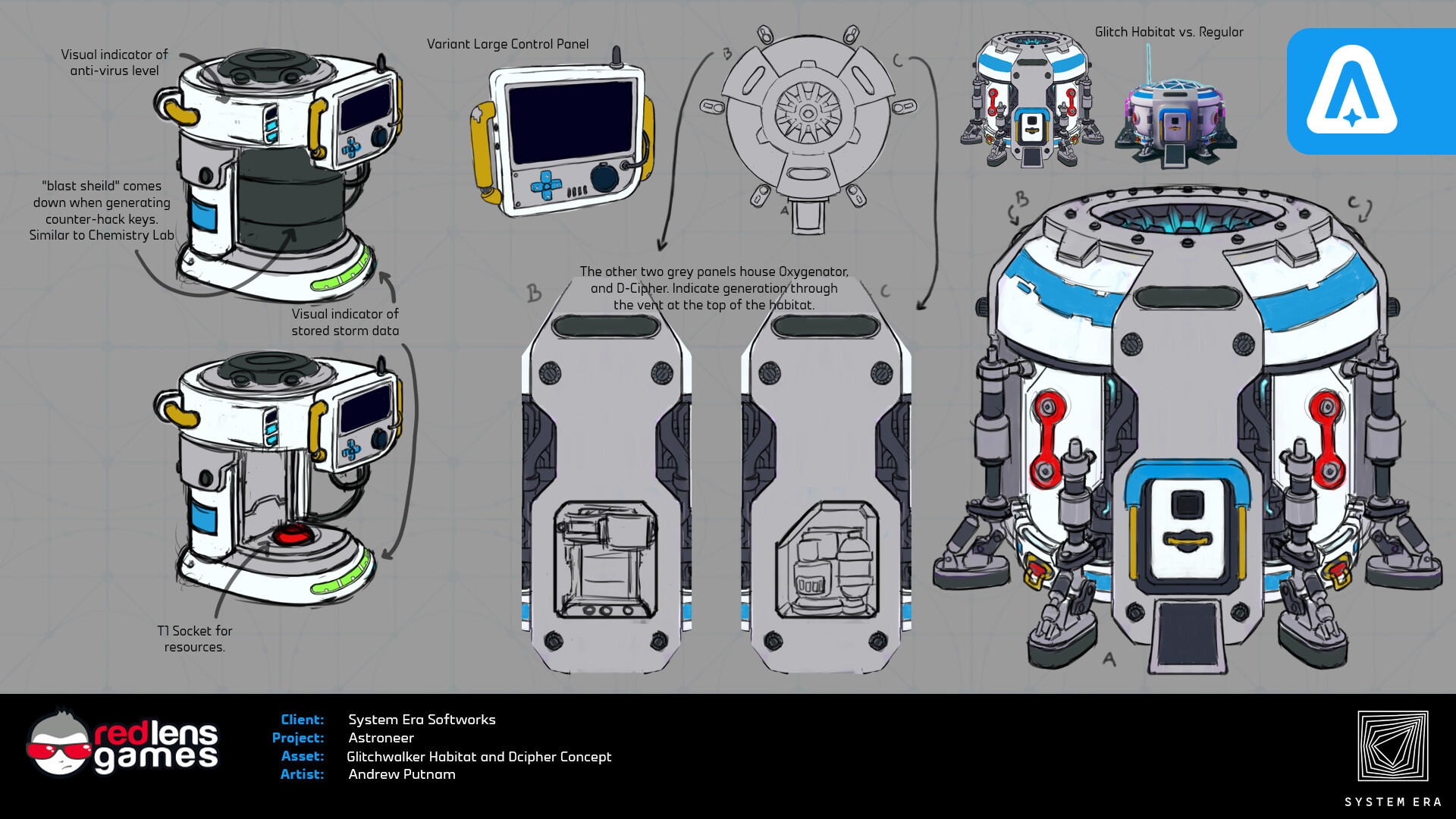 Andrew Putnam 2024 Astroneer Prop Environment Concepts