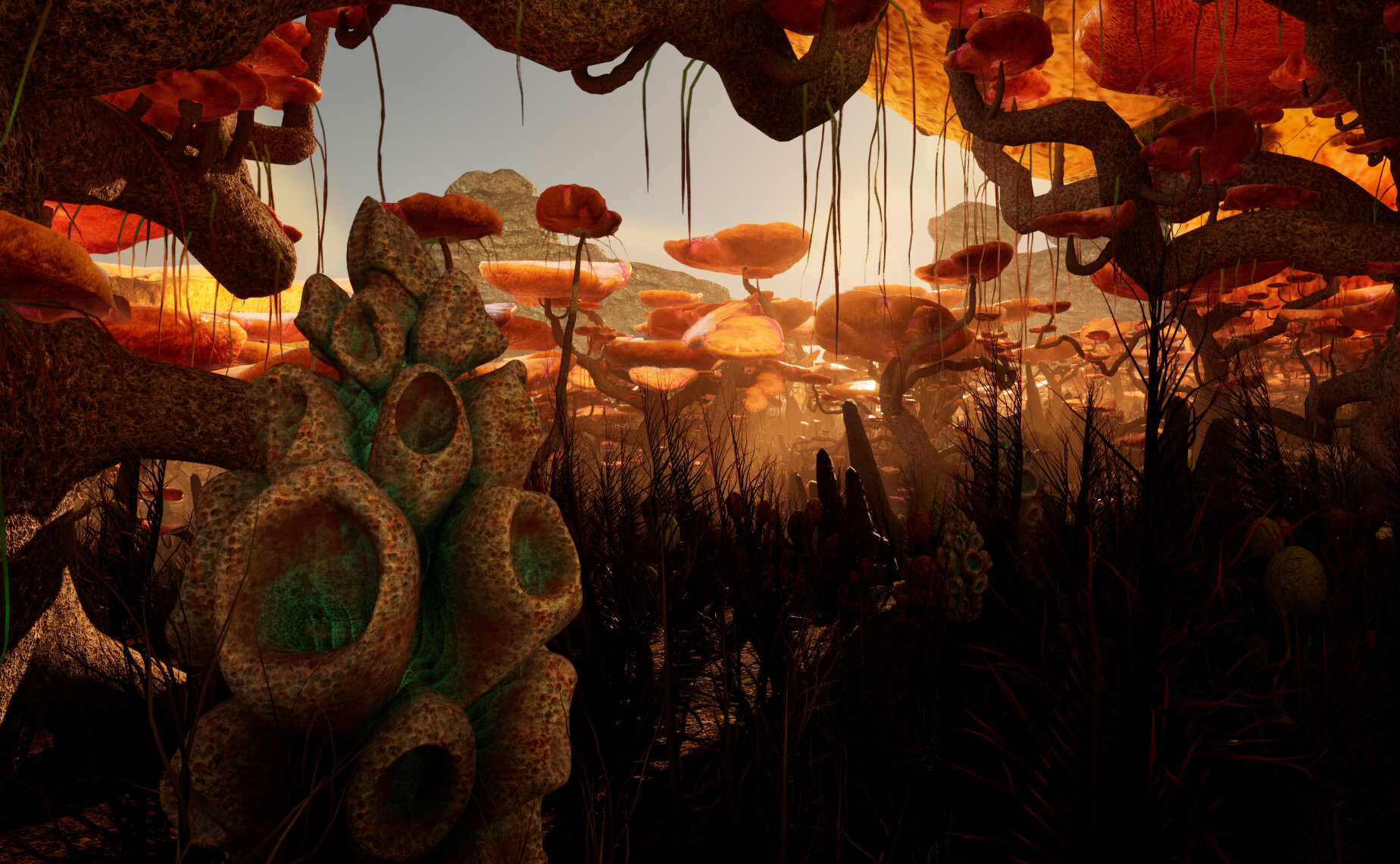 ArtStation - procedural forest