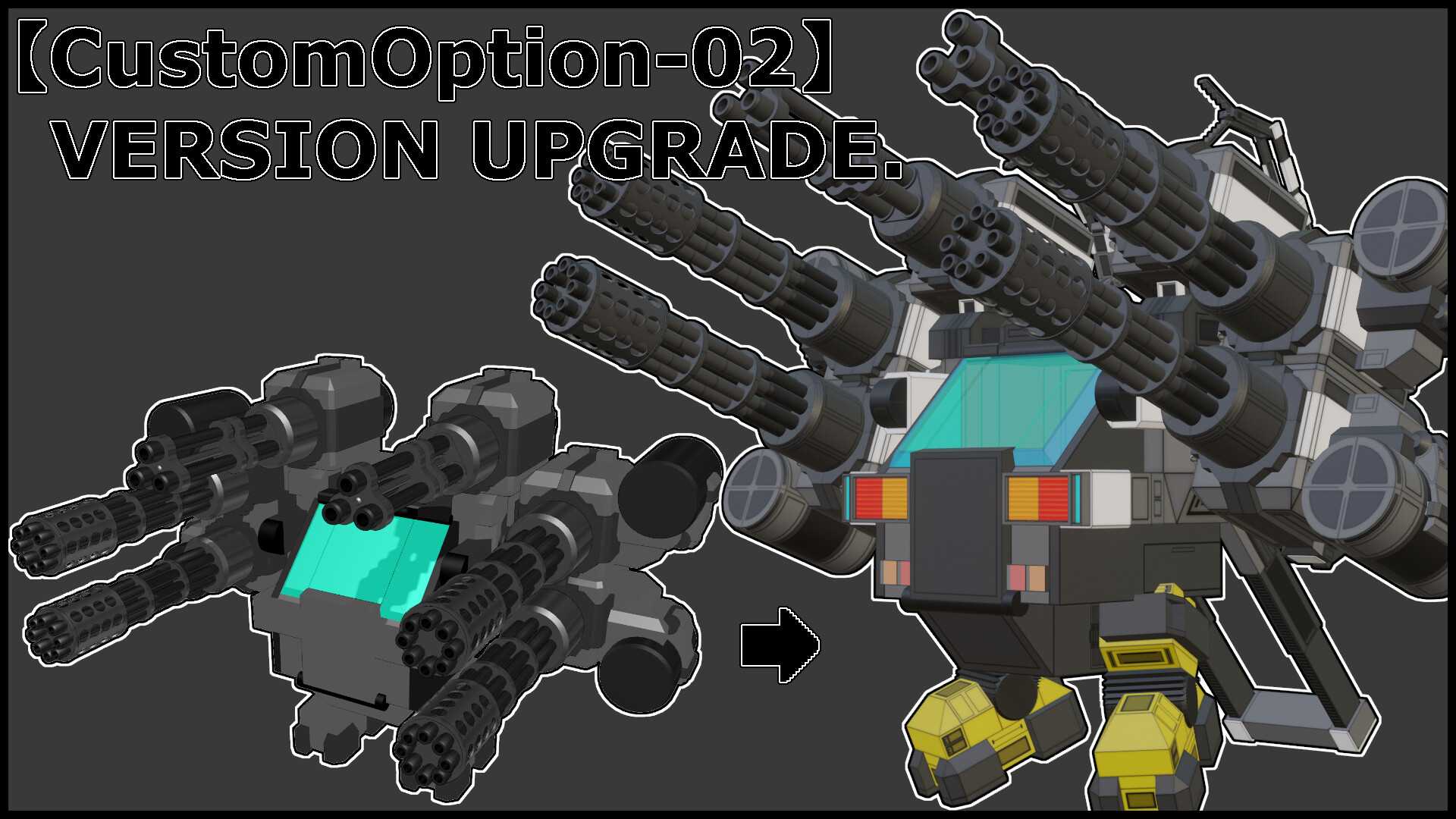 ArtStation - 【MW_PowerFrame & Gatling unit】up grade!!