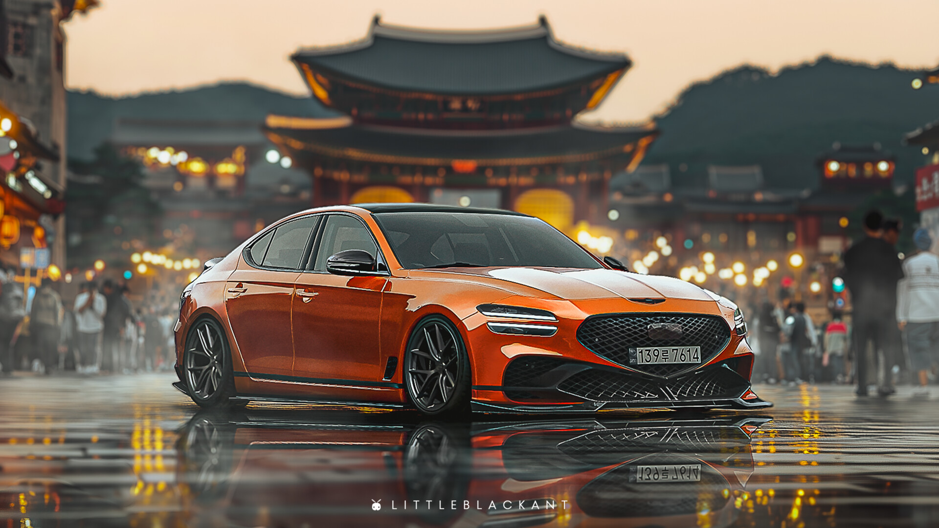 ArtStation - Genesis G70 Magma Concpet / 제네시스 G70 마그마 컨셉트