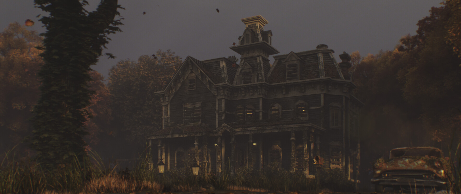 ArtStation - Creel House - 3D fan remake from Stranger Things