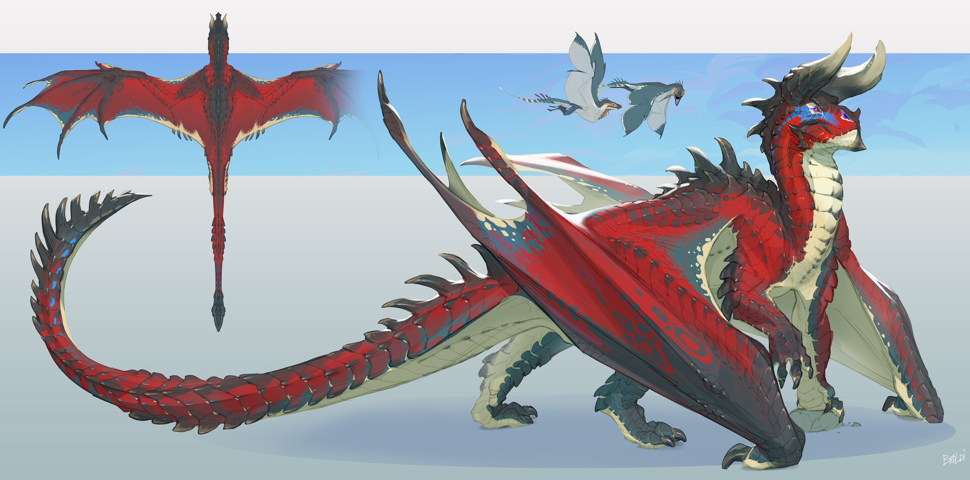 ArtStation - Red Dragon