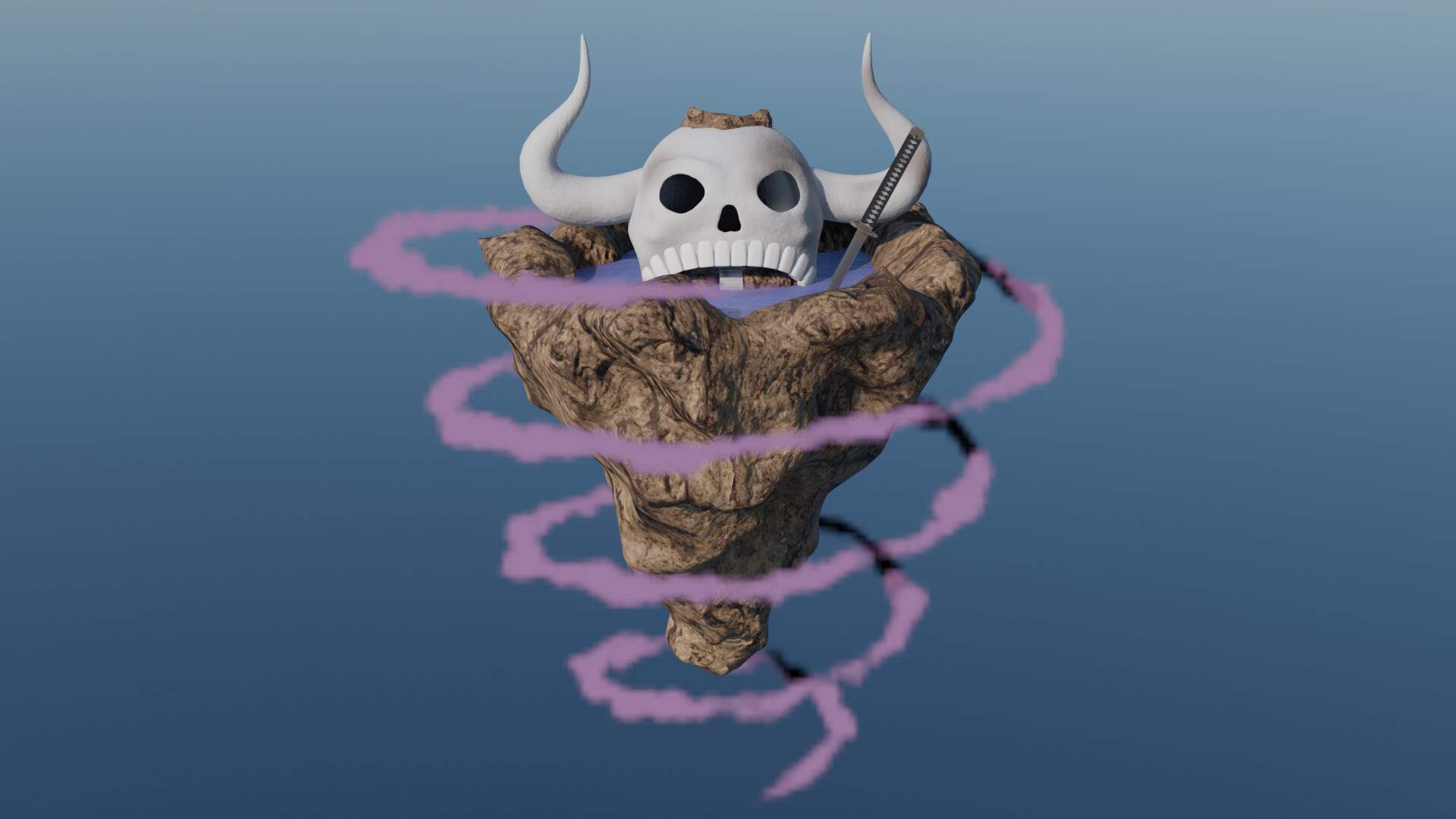 Borja2898 - One Piece · Flying Onigashima · 3D model