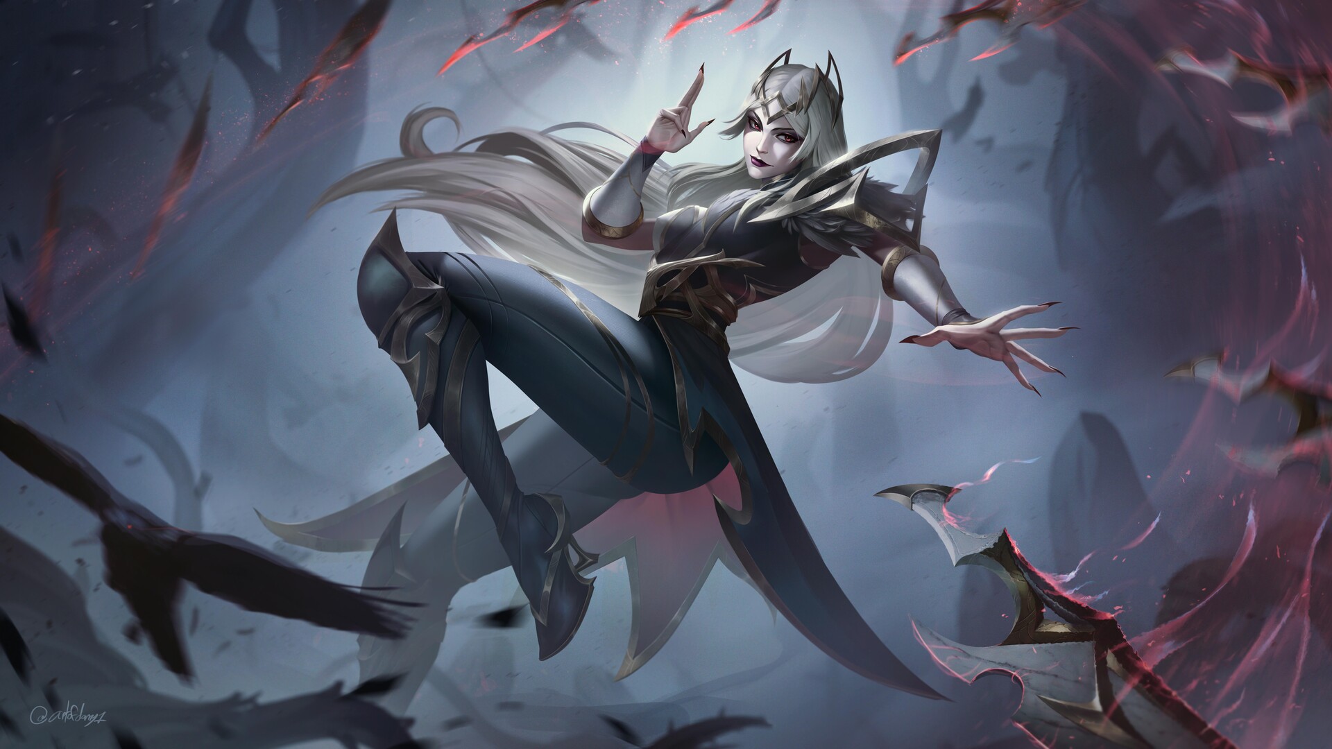 ArtStation - Coven Irelia Splash Art - League of Legends Fan Art.