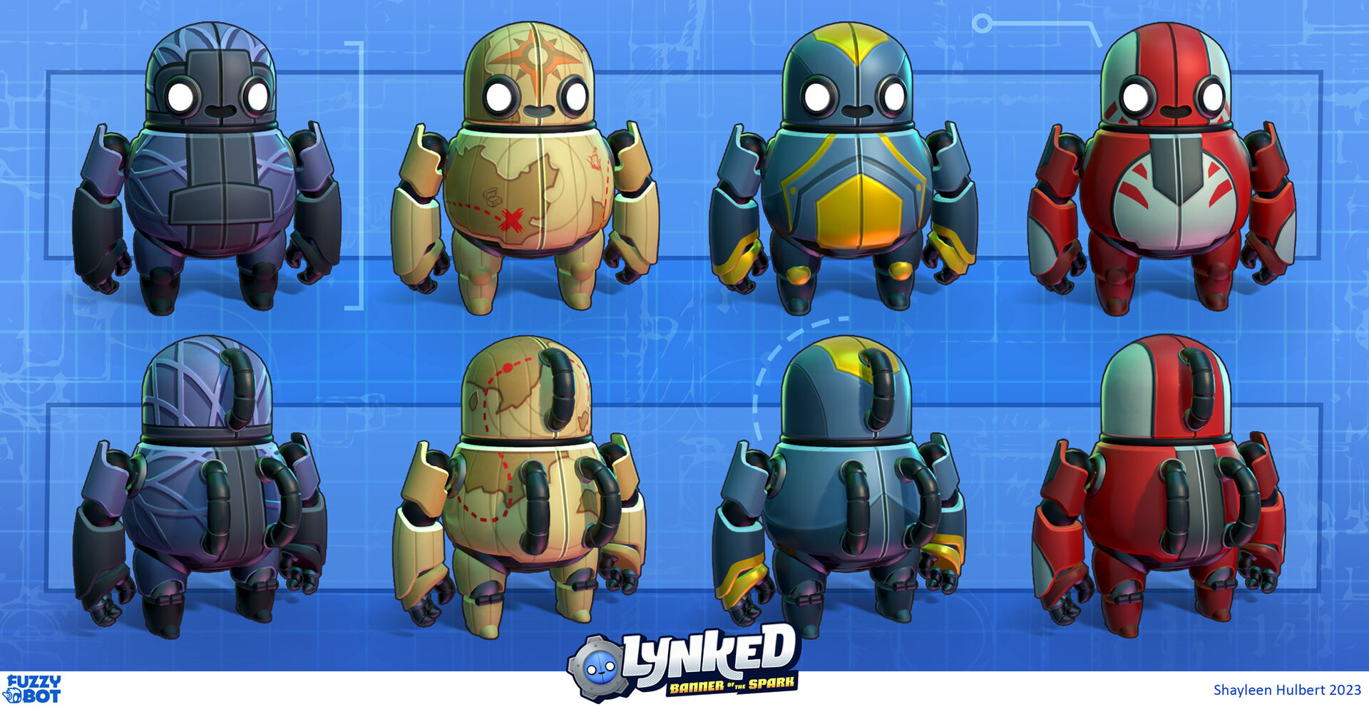 ShayleenHulbertArt - Buddy Bot - Lynked: Banner of the Spark