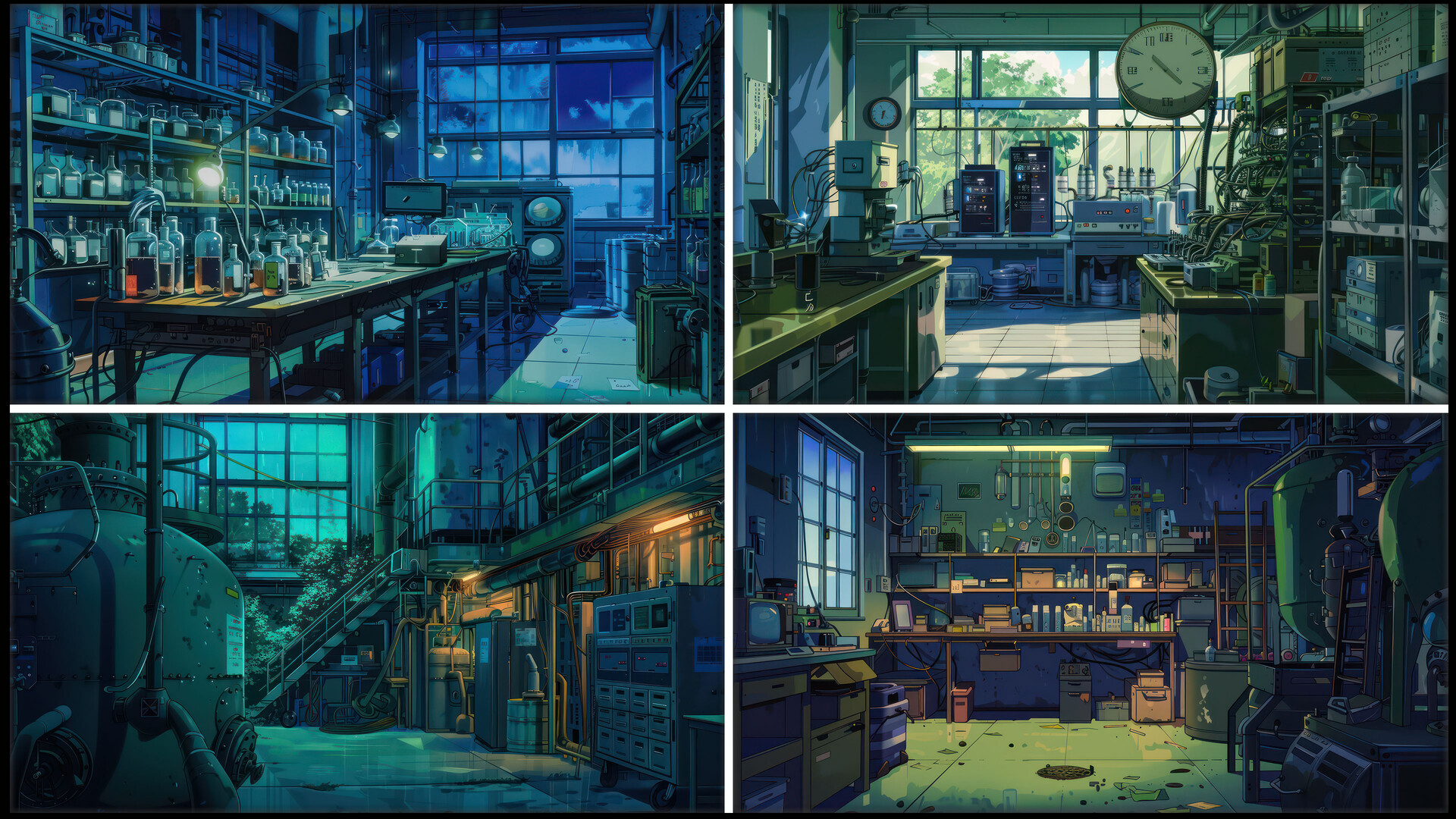 Ferial Concept - 🔹260 Secret Laboratory - Anime Concept Reference Image ...
