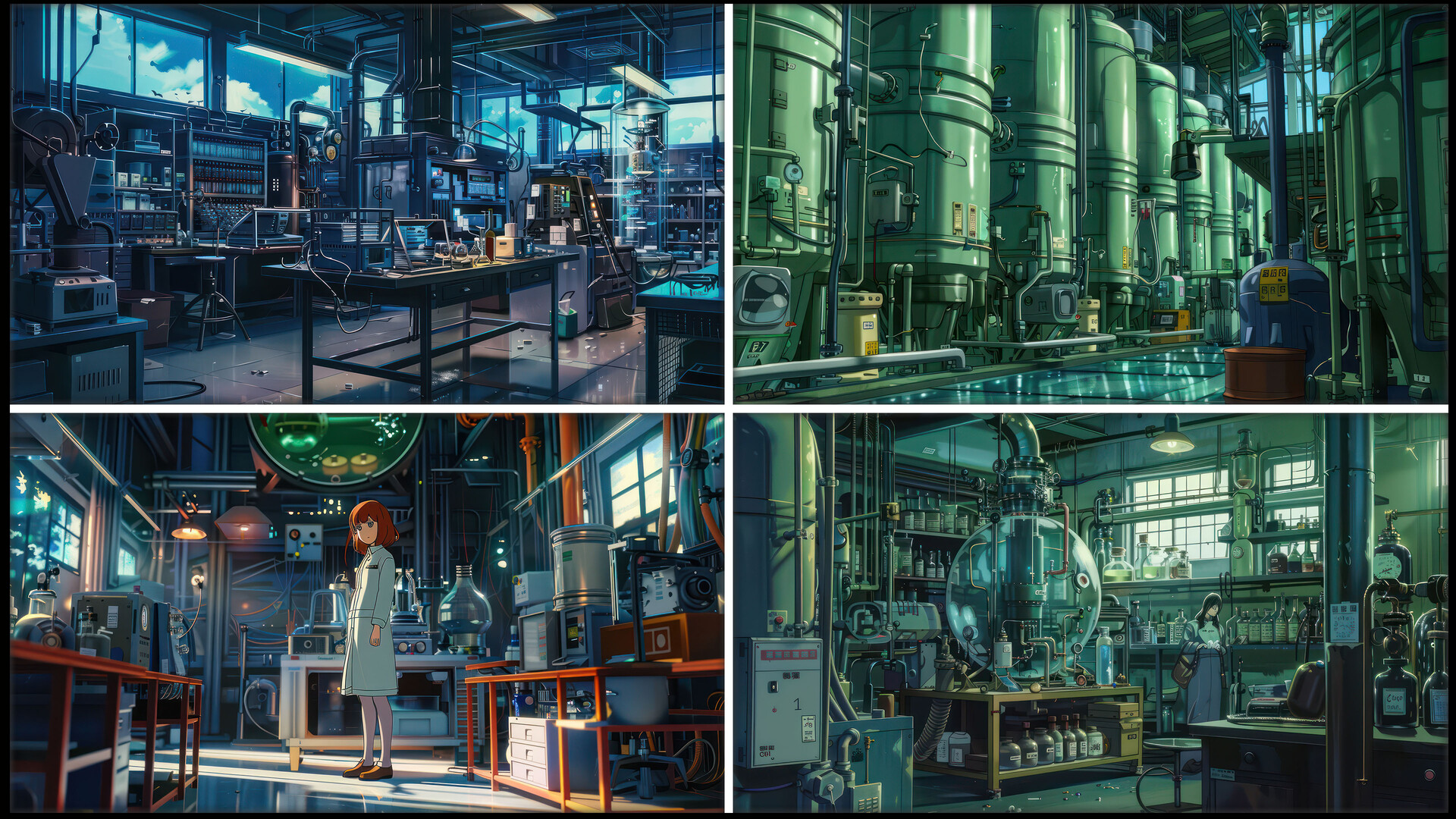 Ferial Concept - 🔹260 Secret Laboratory - Anime Concept Reference Image ...