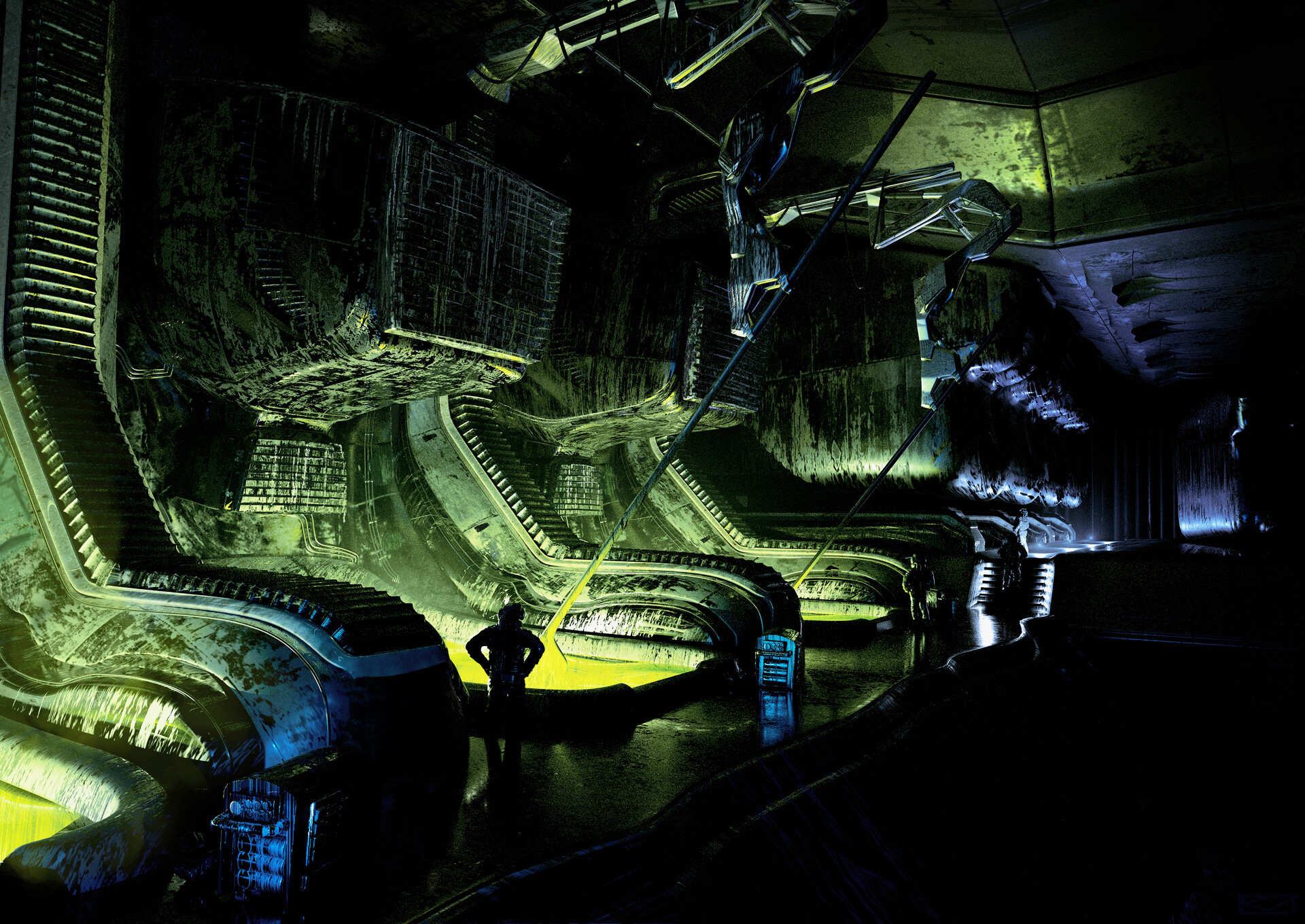 ArtStation - Refueling bay