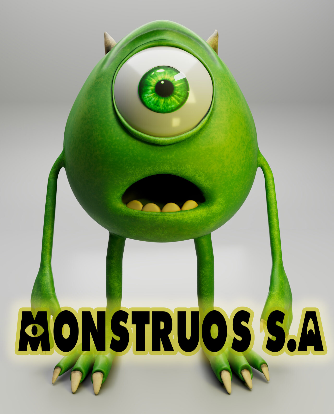 ArtStation - Mike Wazowski From Monsters S.A