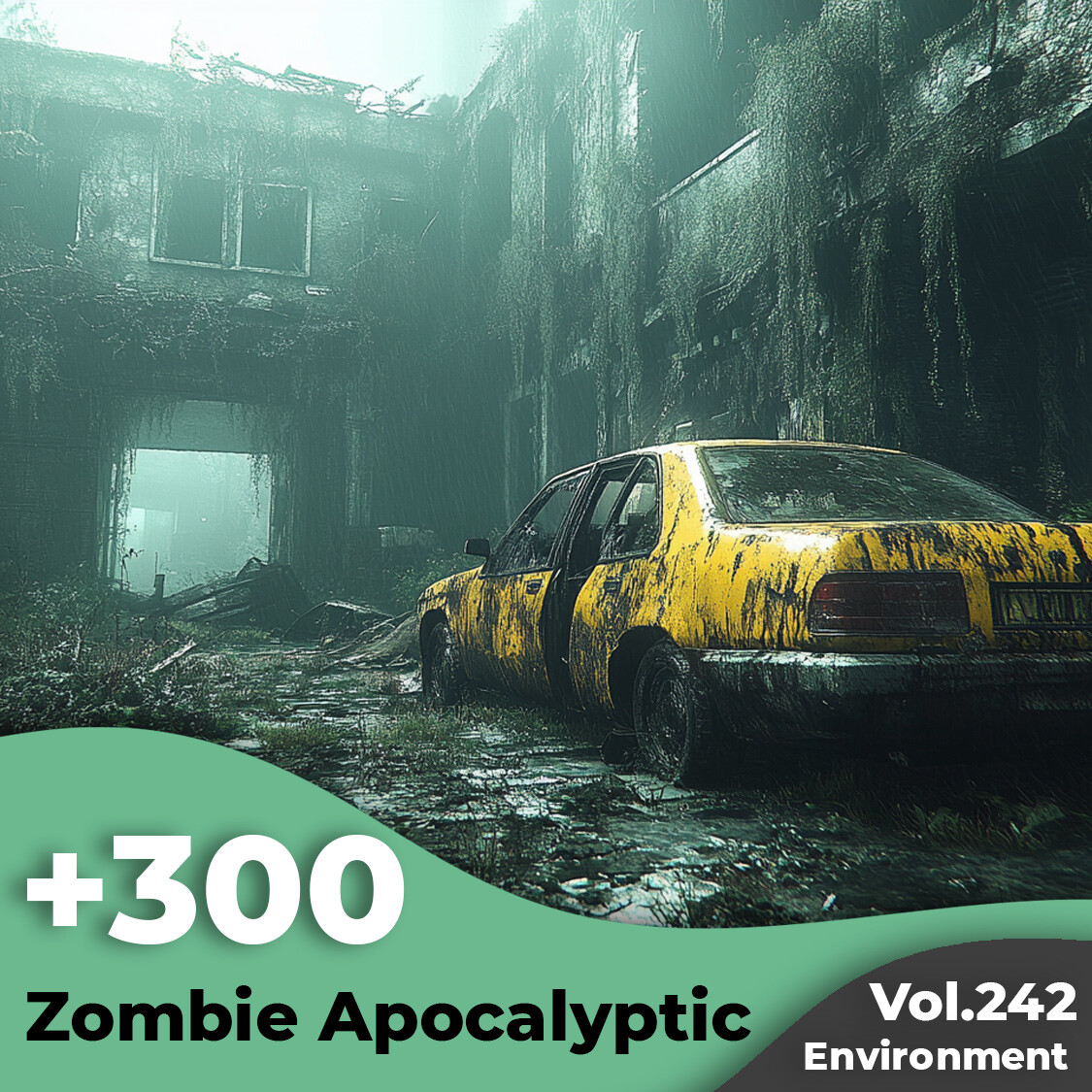 ArtStation - +300 Zombie Apocalyptic Environment Concept(4k)