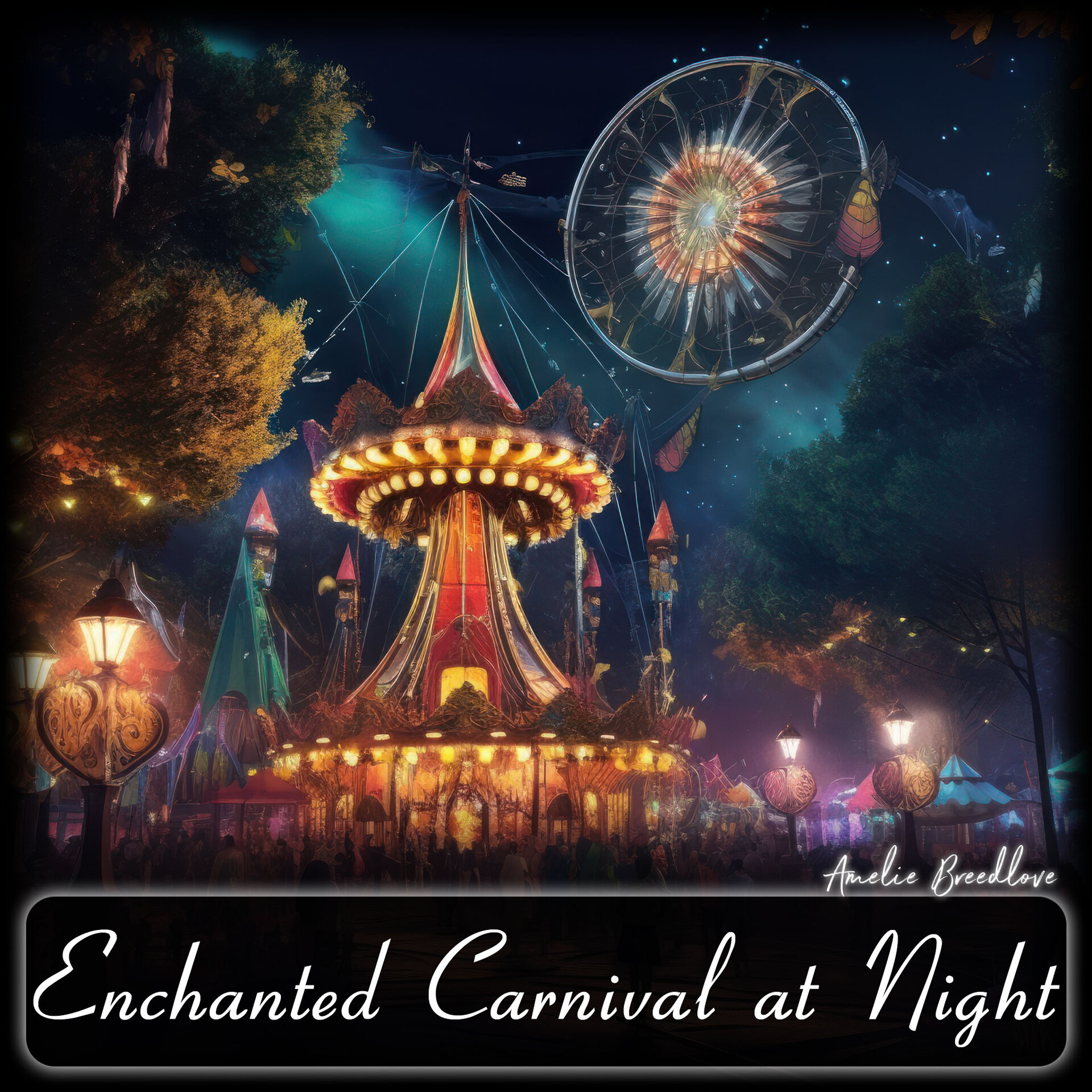 ArtStation - 330 Enchanted Carnival at Night Reference Pack | 4K | v.35