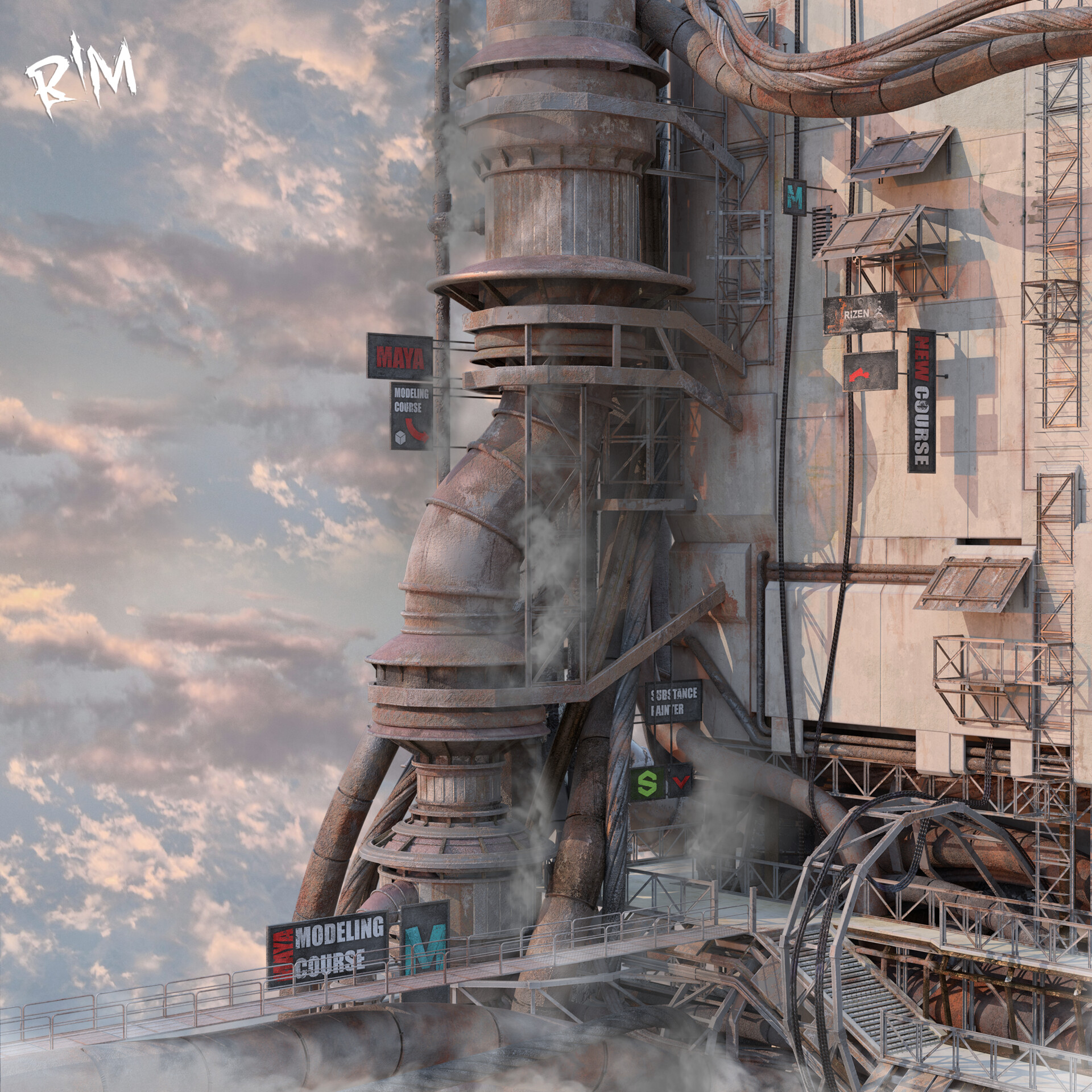 ArtStation - sky courses