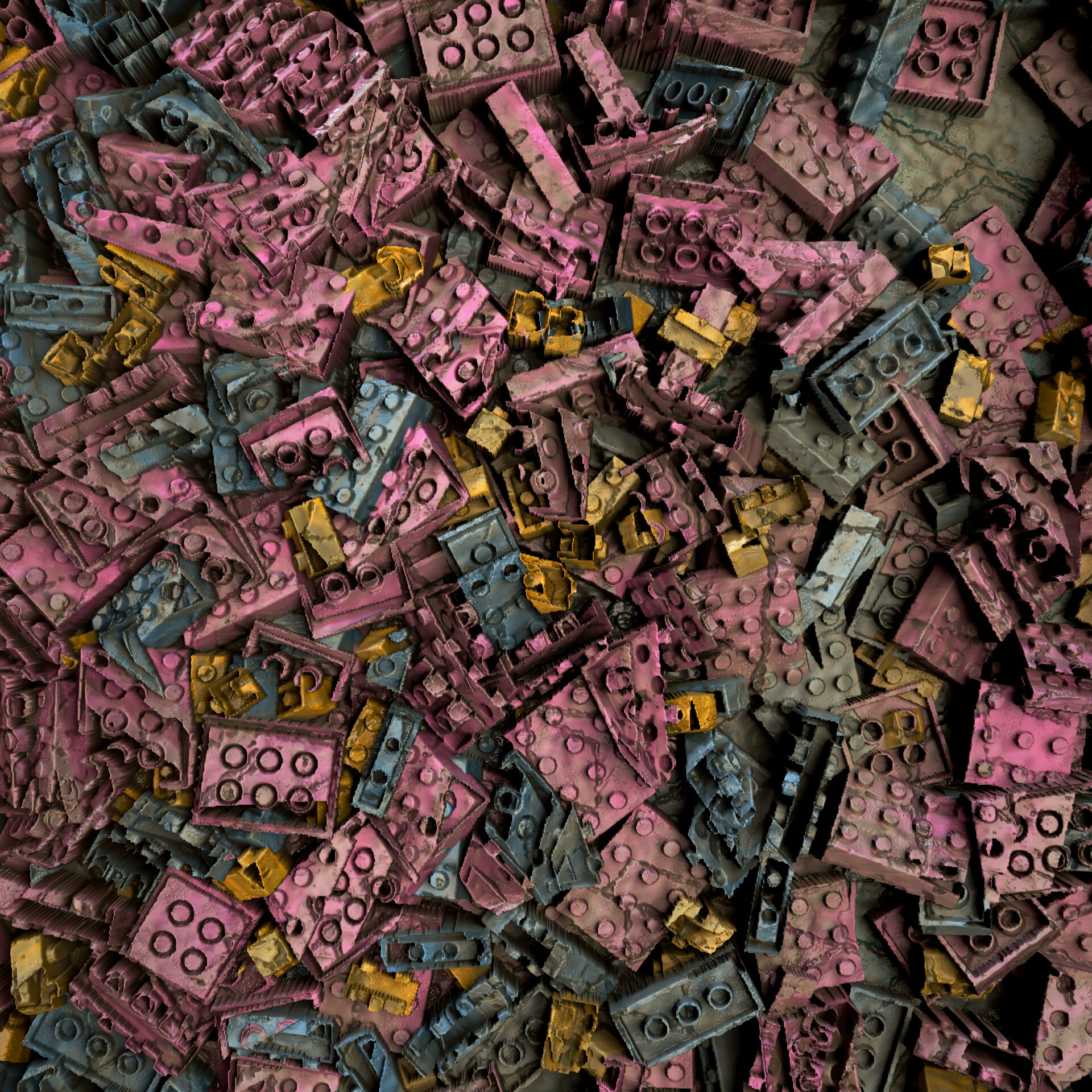 Junhao Chen - Dirty Damaged Lego Bricks