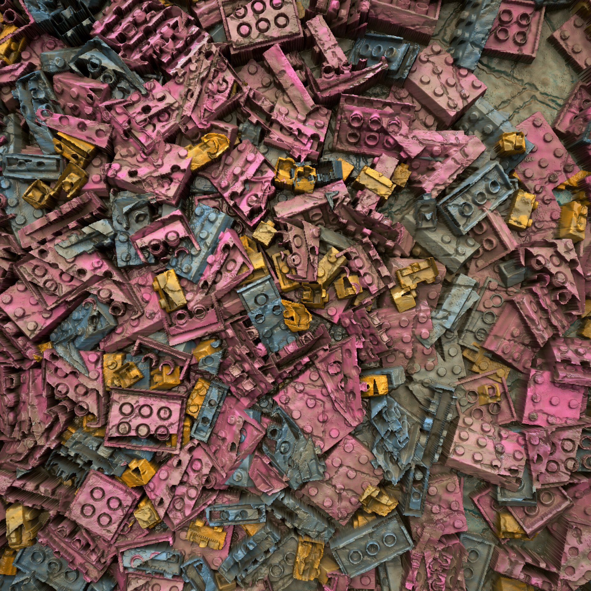 Junhao Chen - Dirty Damaged Lego Bricks