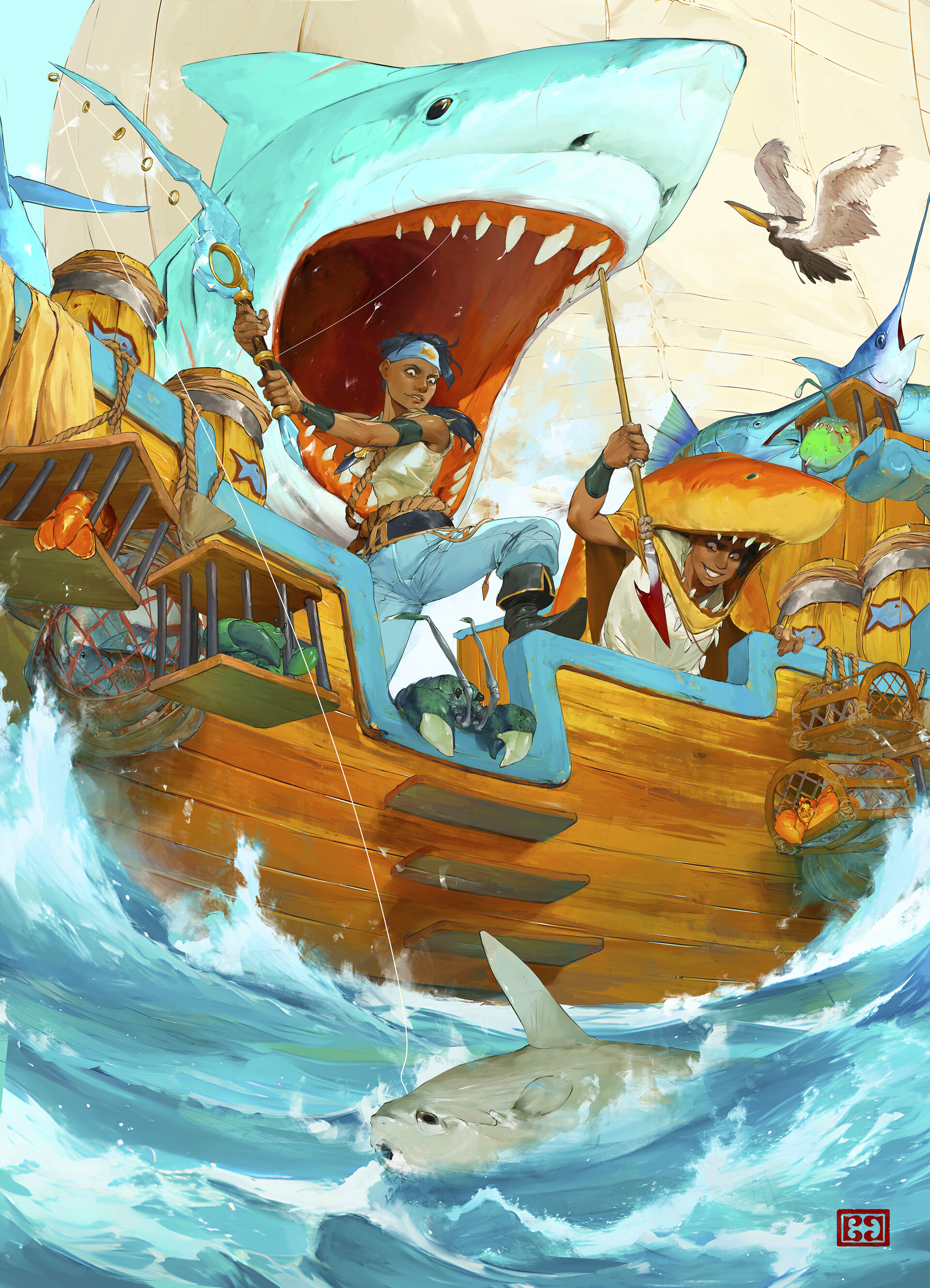ArtStation - Spirit anglers from Runescape