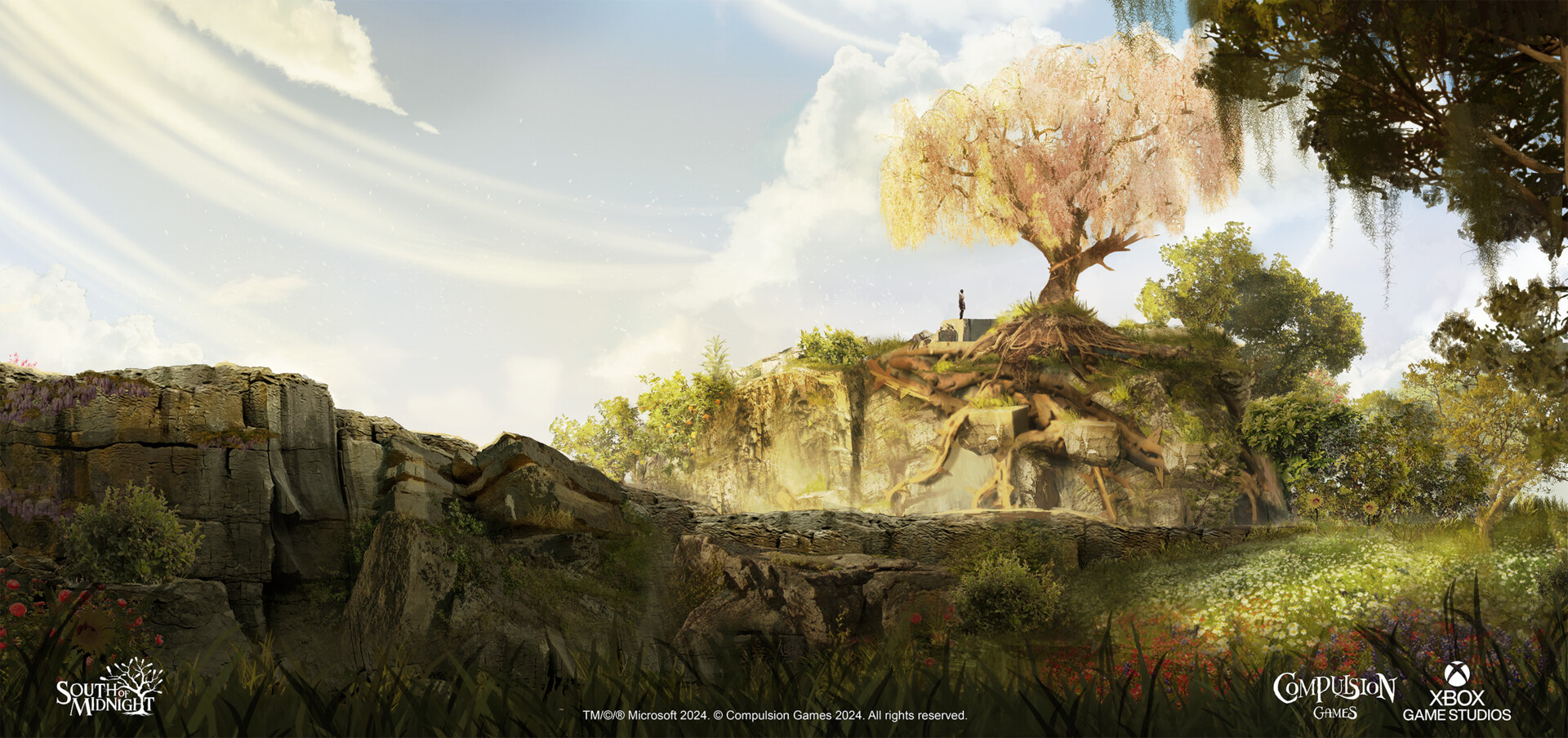 Lucy Zini - South of Midnight - Bucolic Hills Concept Art