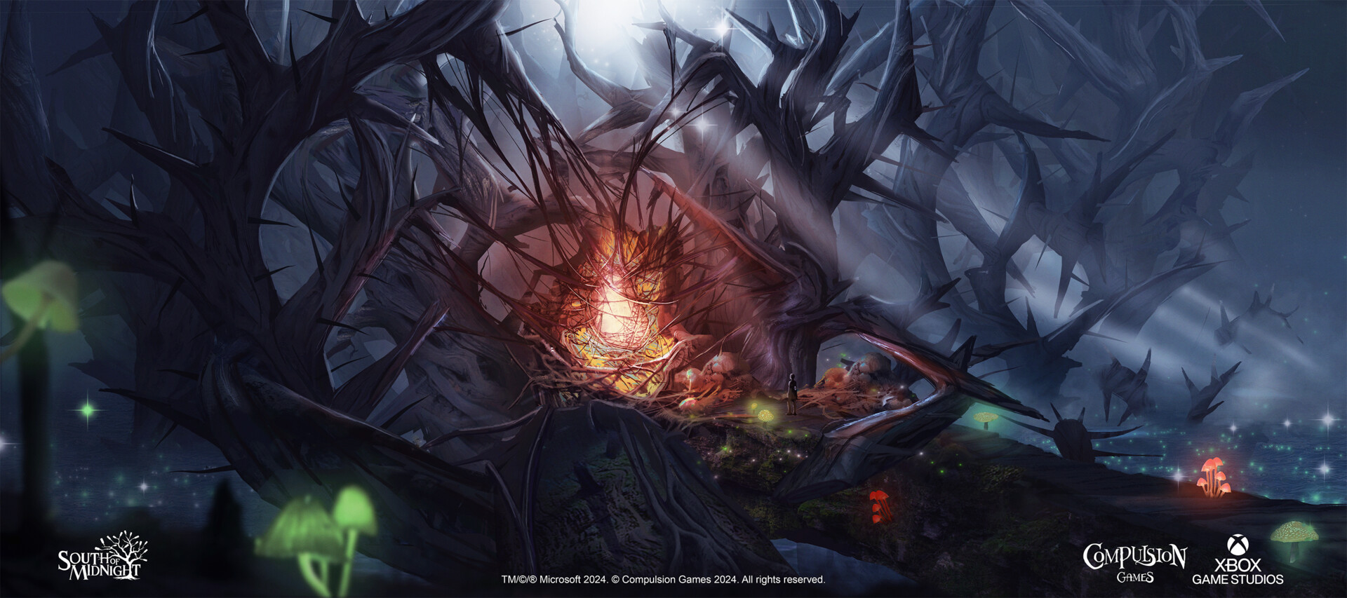 Lucy Zini - South of Midnight - The Abysmal Swamp Concept Art