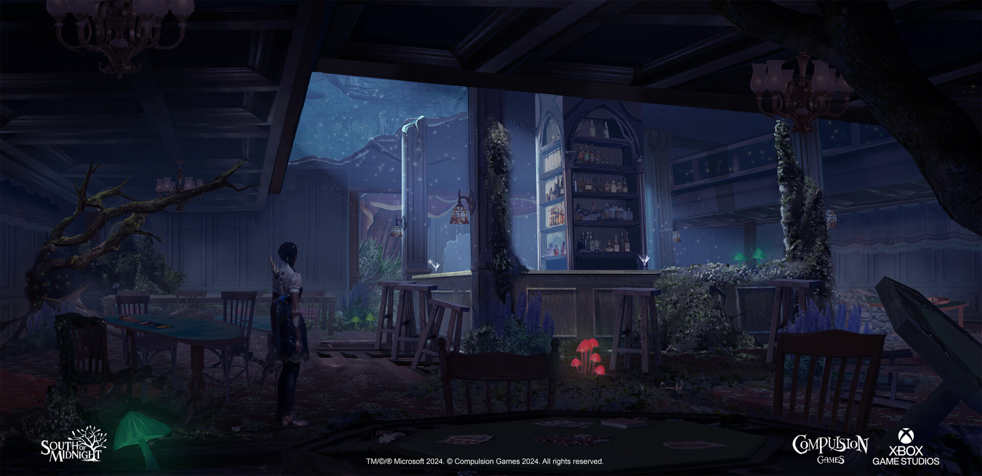 Lucy Zini - South of Midnight - The Abysmal Swamp Concept Art