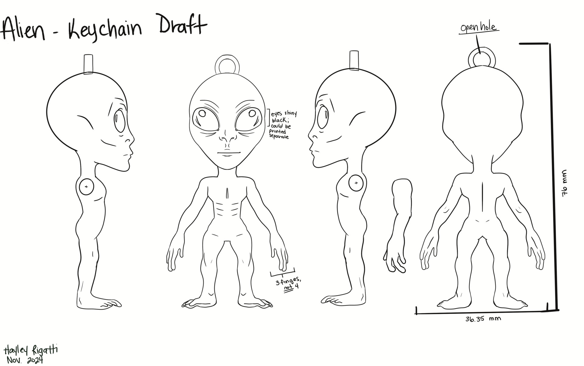 Hayley Rigatti - Cryptid Collection-Alien