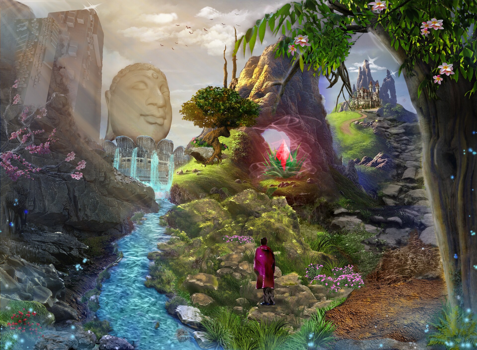 ArtStation - Post processing ,matte painting