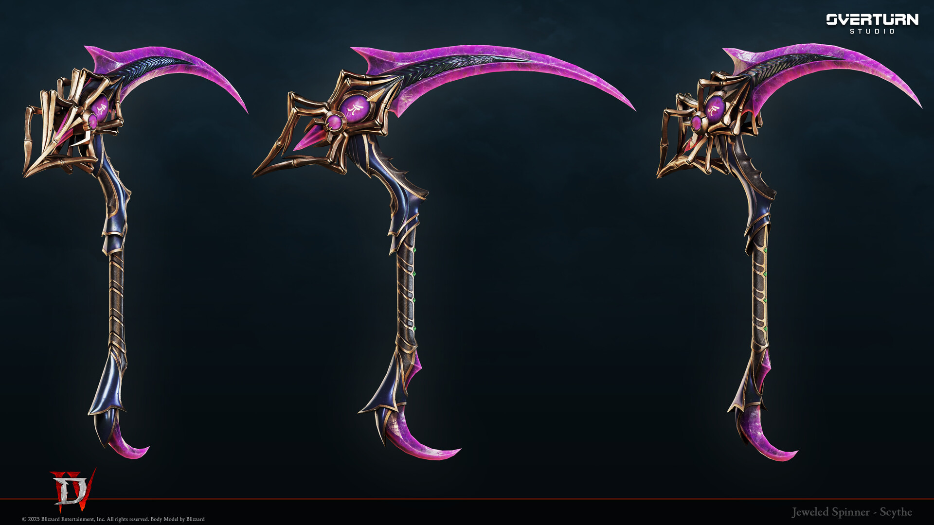 Overturn Studio - Diablo IV | Jeweled Spinner - Scythe