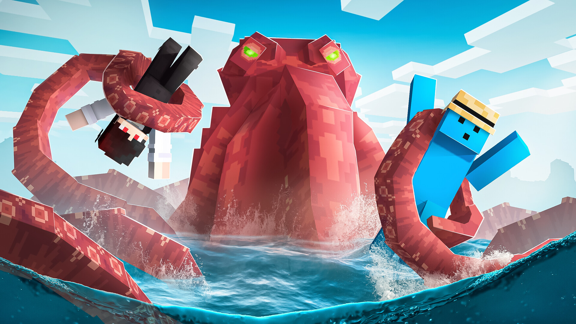 ArtStation - Minecraft Kraken