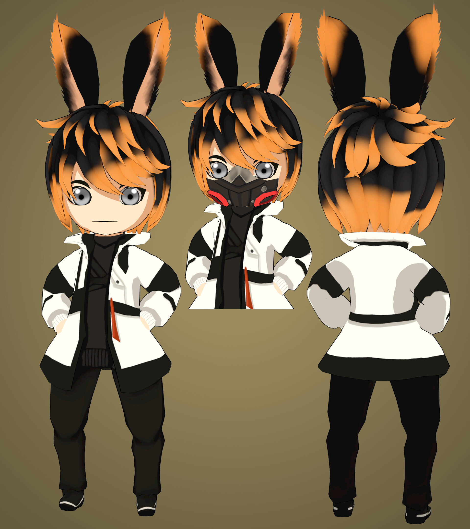 ArtStation - NoxLuminaZero 3D Chibi Vtuber Model Commission